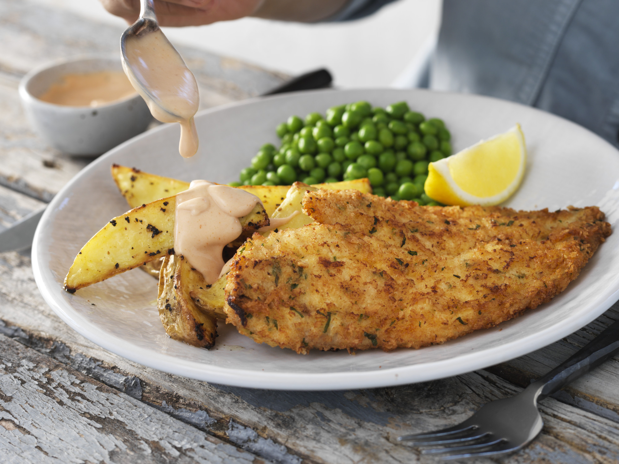 Homemade crumbed fish with hand-cut wedges | Gregg's | New Zealand ...
