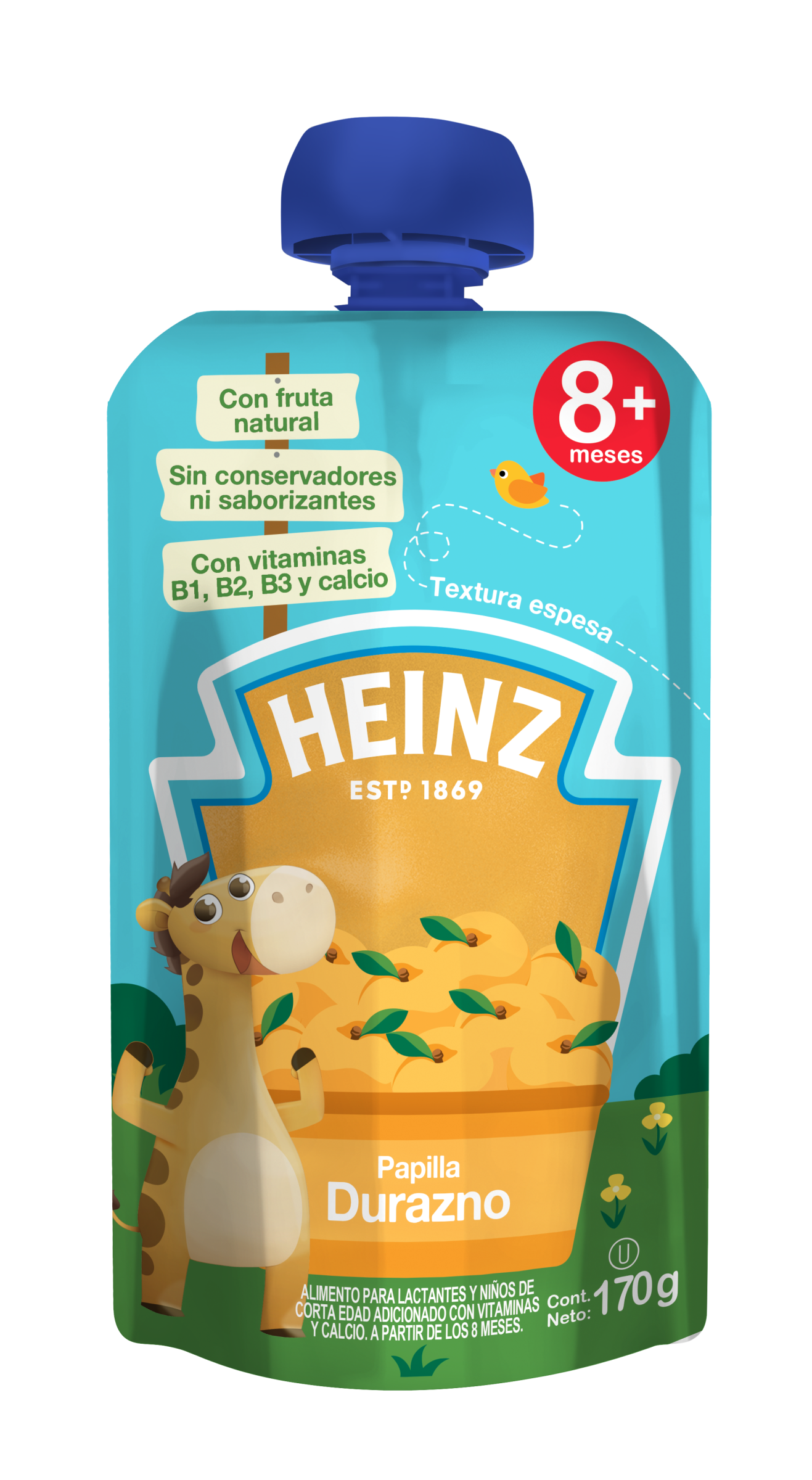 HEINZ DP DURAZNO 24/170G | Heinz