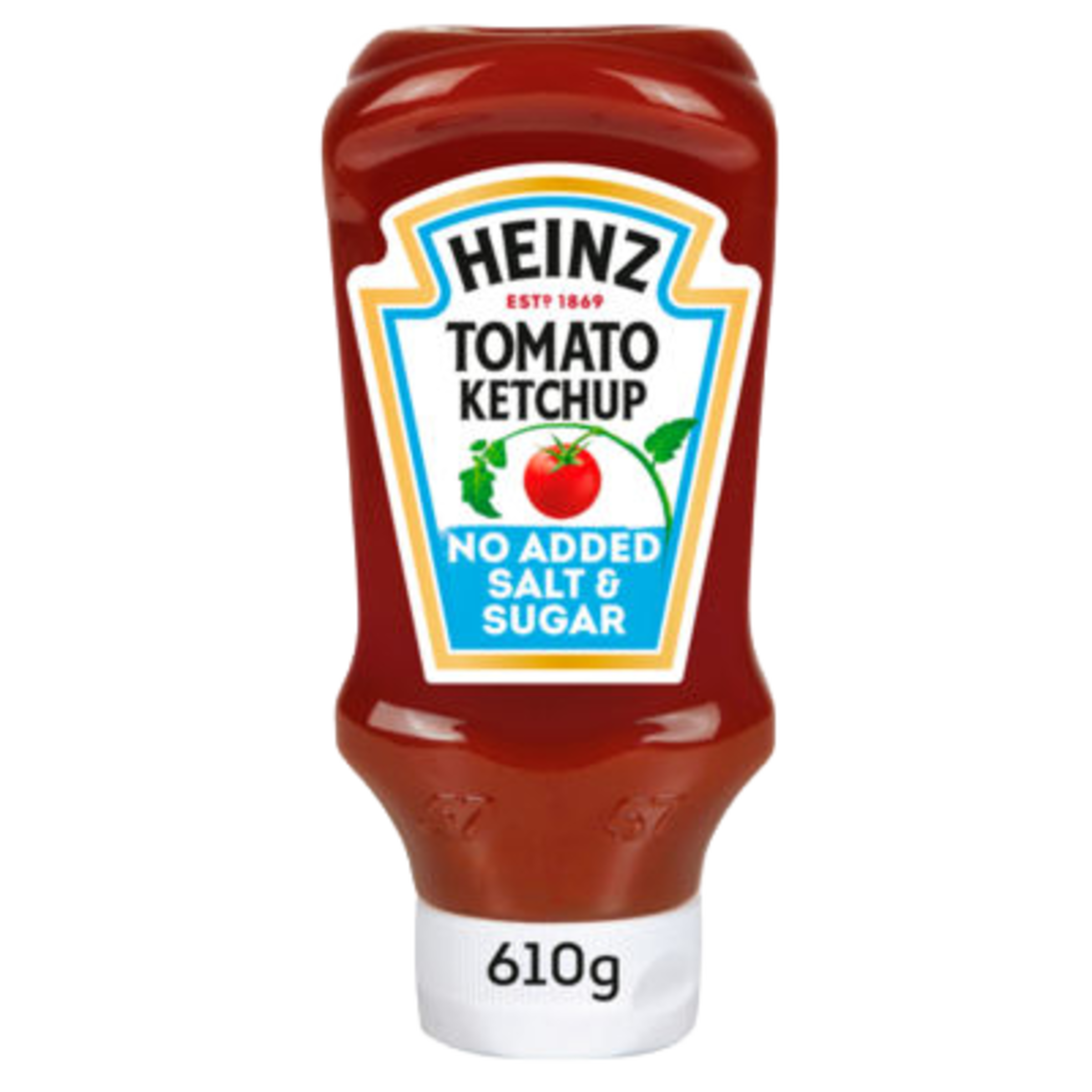Tomato Ketchup No Added Sugar & Salt | Heinz Tomato Ketchup No Added Sugar & Salt | Heinz