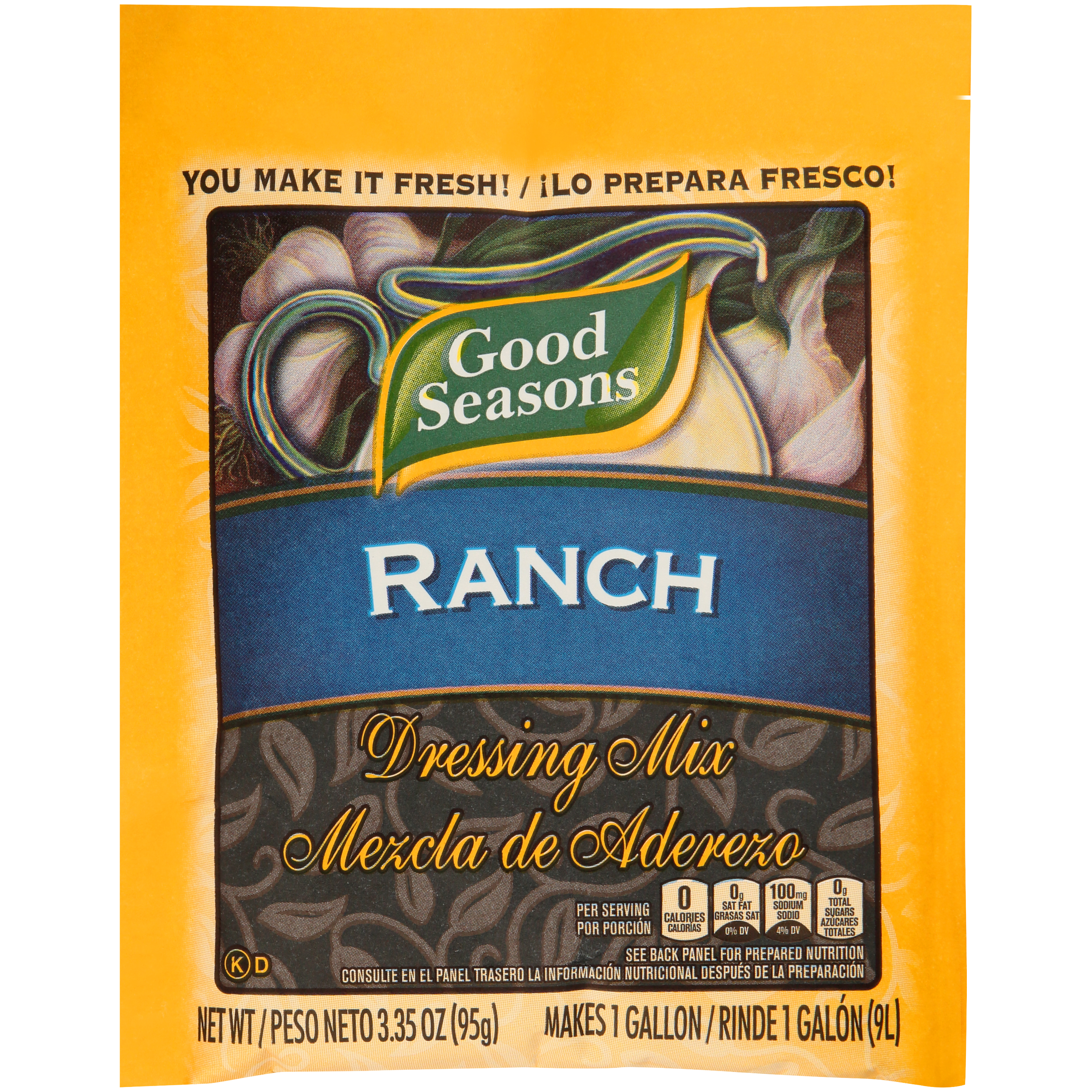 kraft ranch dressing packets