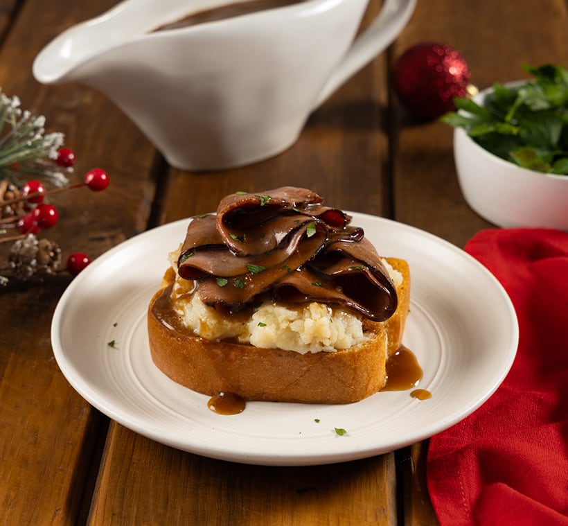 Roast Beef Sandwiches, Mashed Potatoes & Gravy | Heinz