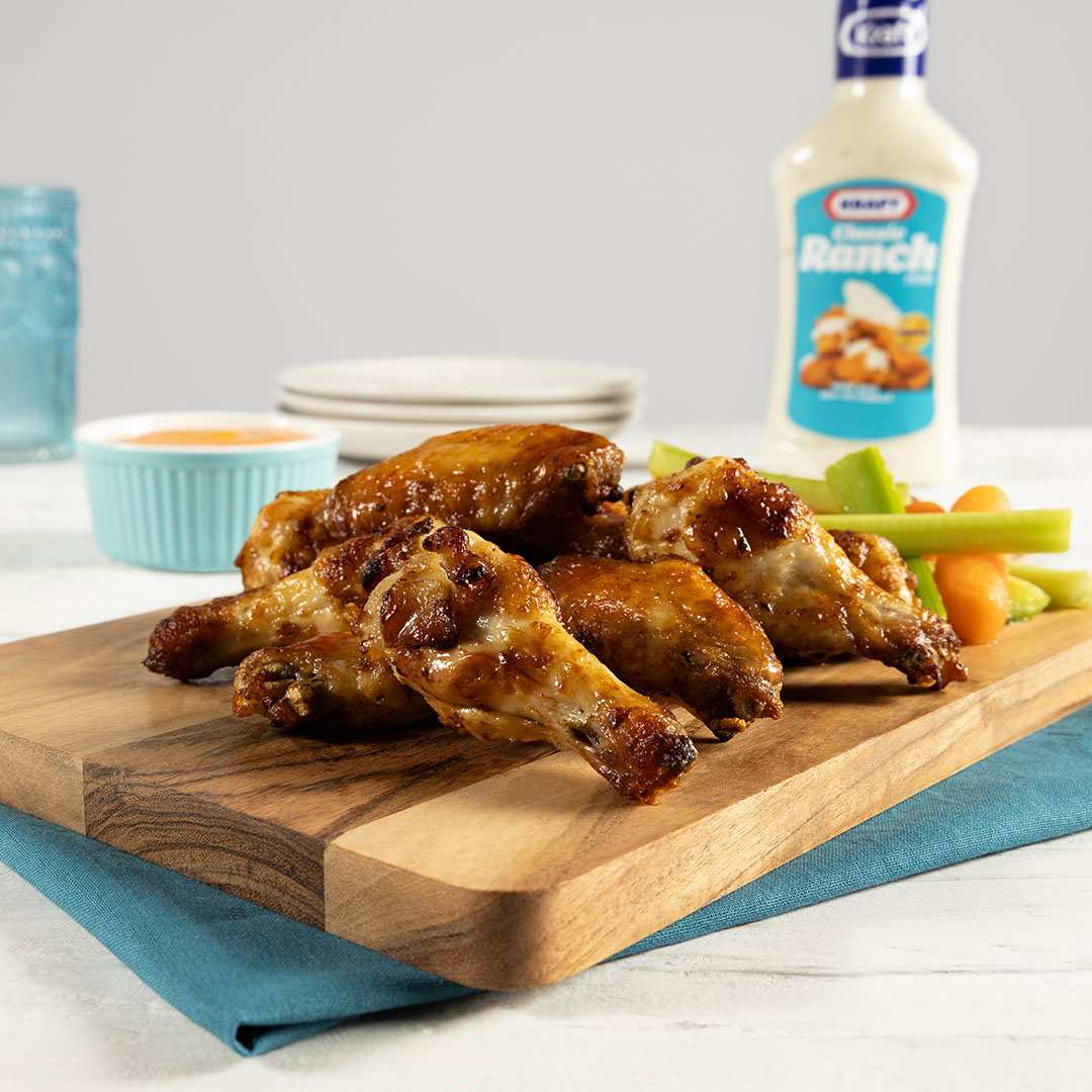 Ranch Buffalo Air Fryer Wings | Kraft Salad Dressing | United States ...