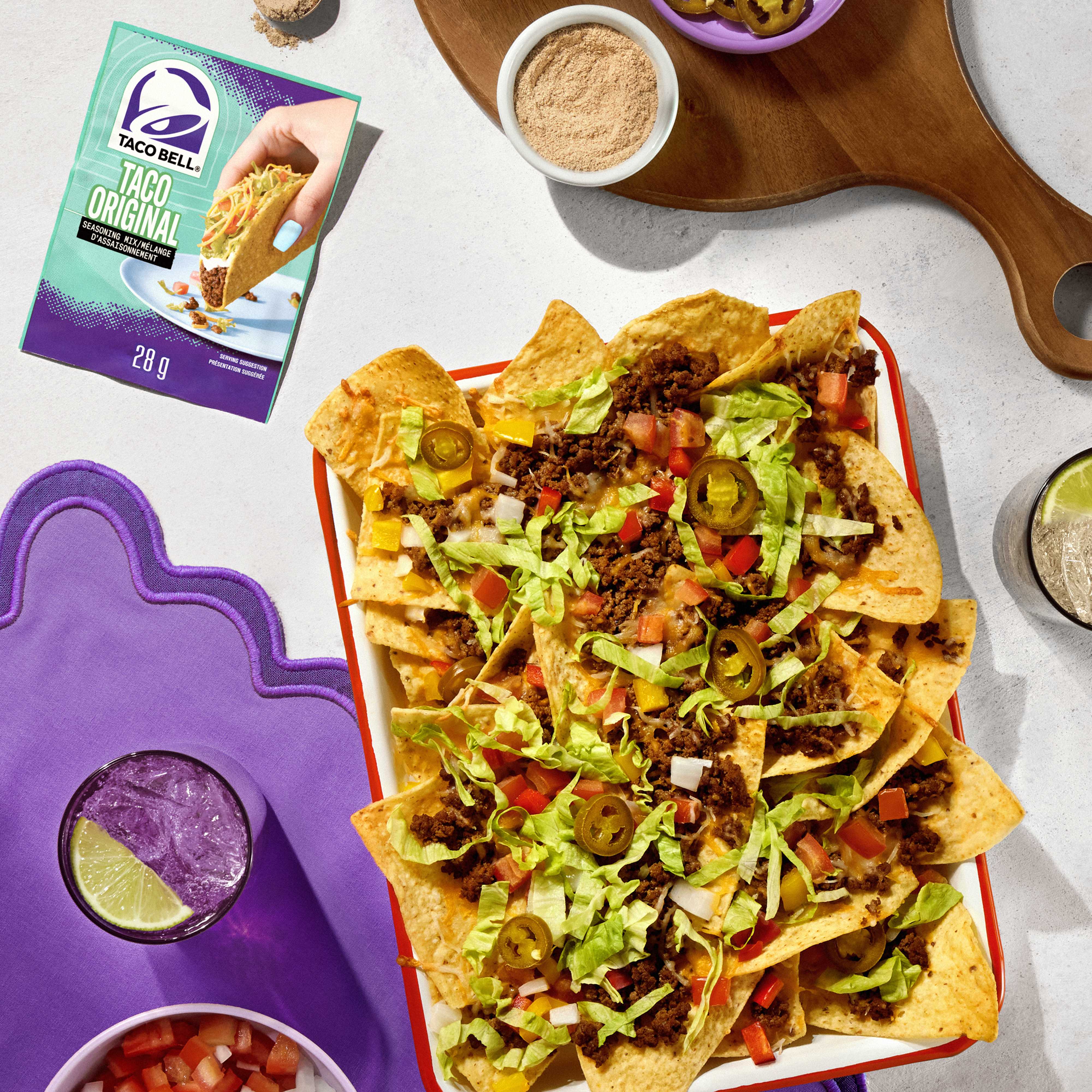 Nachos Fiesta au fromage | TACO BELL | Canada | Recettes - Kraft Heinz
