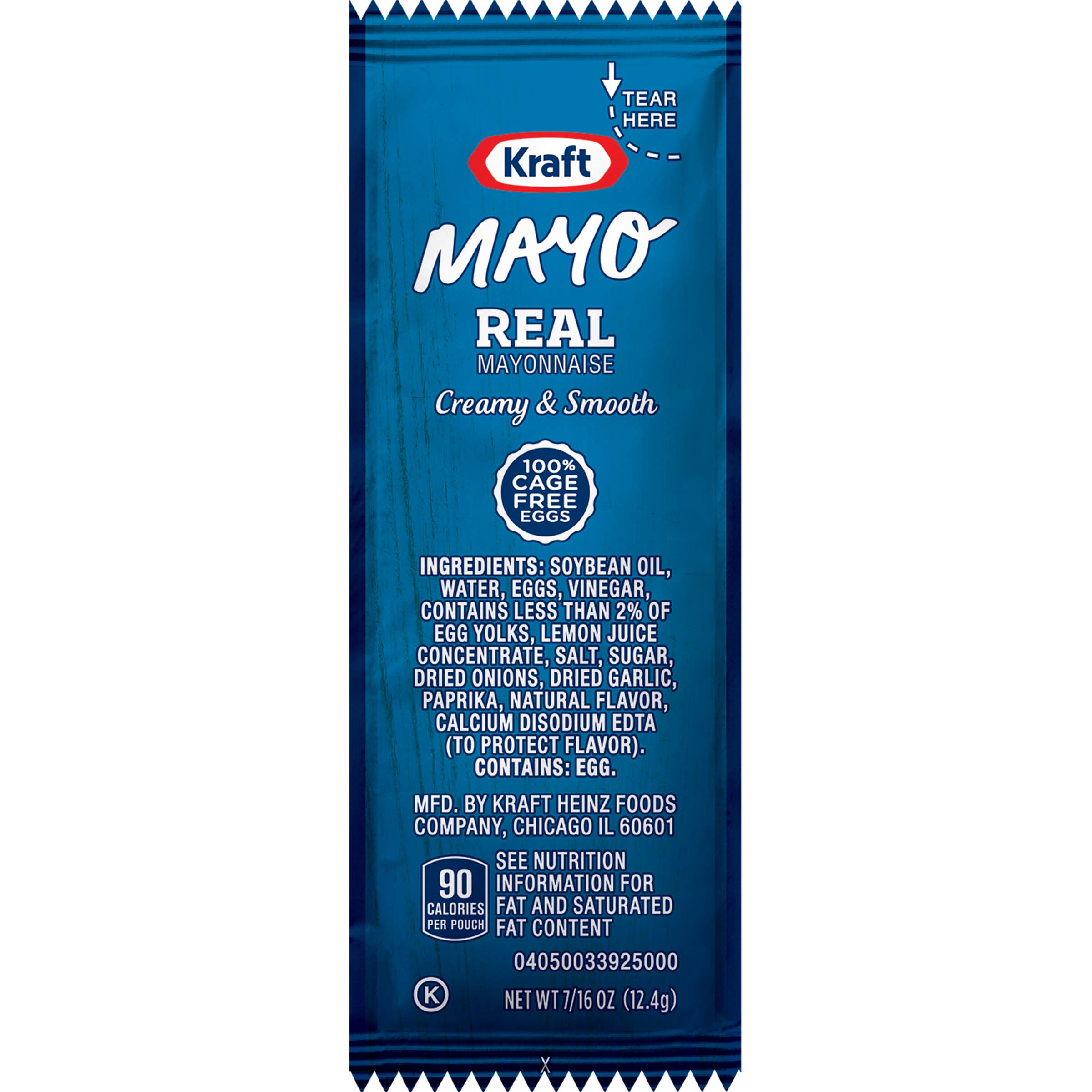 Kraft Single Serve Real Mayonnaise, 5.469 LB | Away From Home