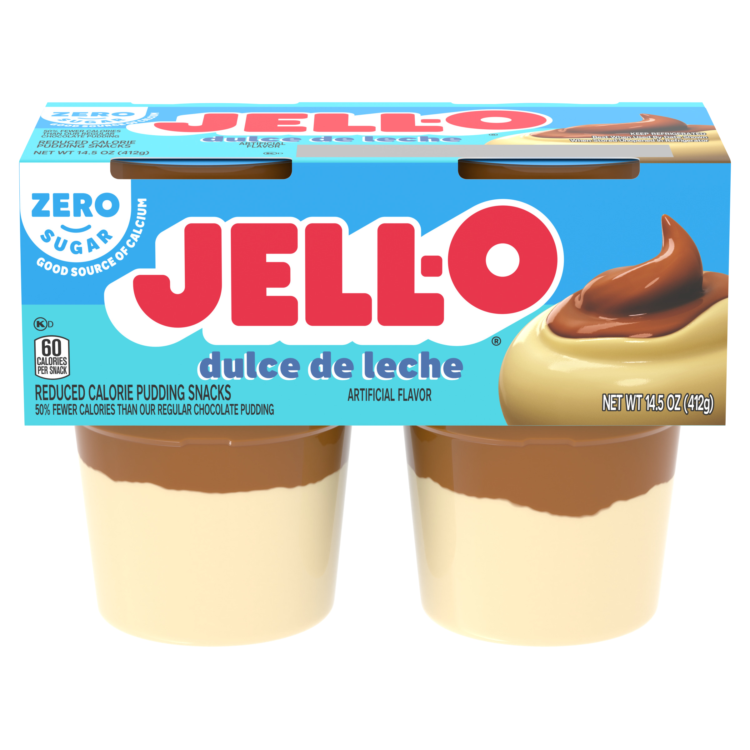 Zero Sugar Dulce De Leche Pudding Snack Cups