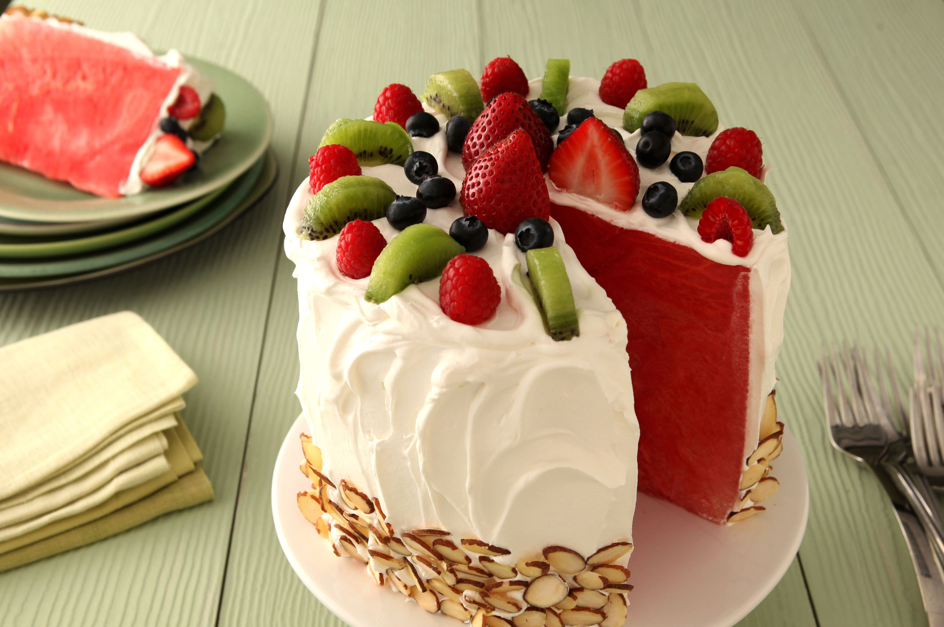 Watermelon 'Cake' | COOL WHIP | United States | Recipes - Kraft Heinz