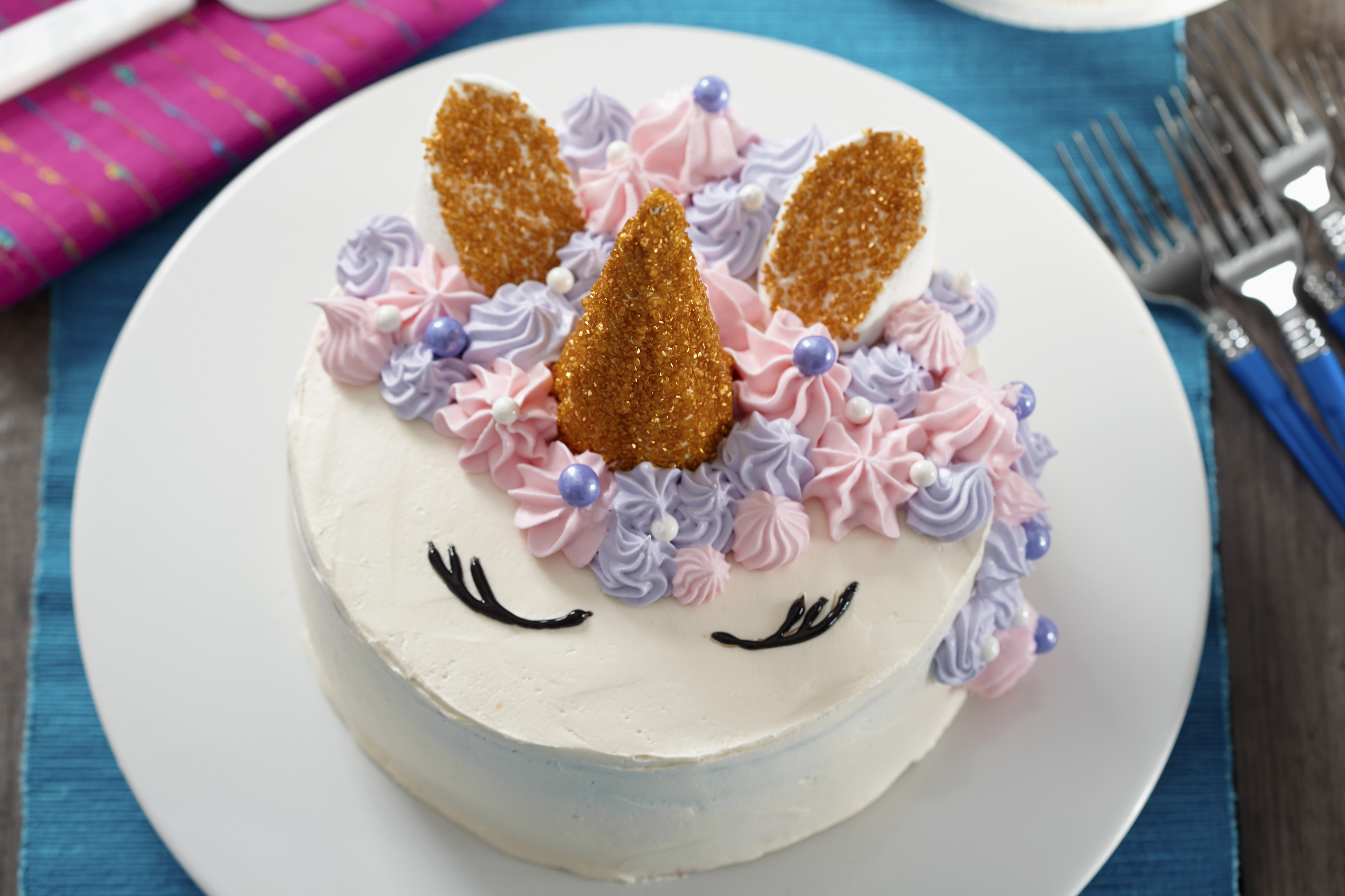how to make a cake unicorn