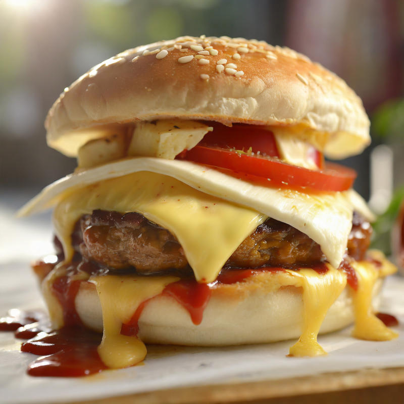 Burger au duo de fromages doux KRAFT | Kraft BBQ Sauce | Canada ...