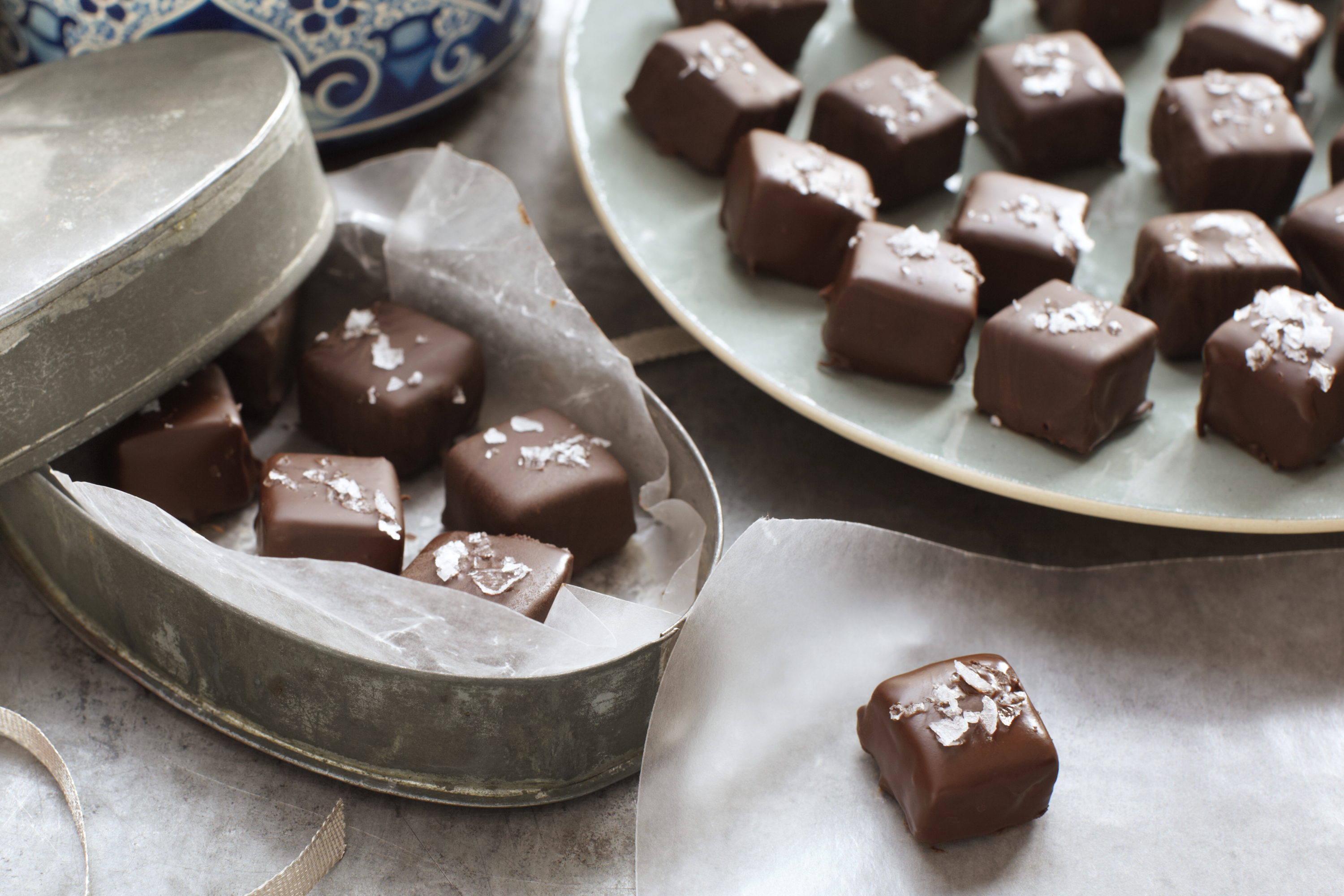 Salted Chocolate-Covered Caramels | Kraft Caramels | Canada | Recipes ...