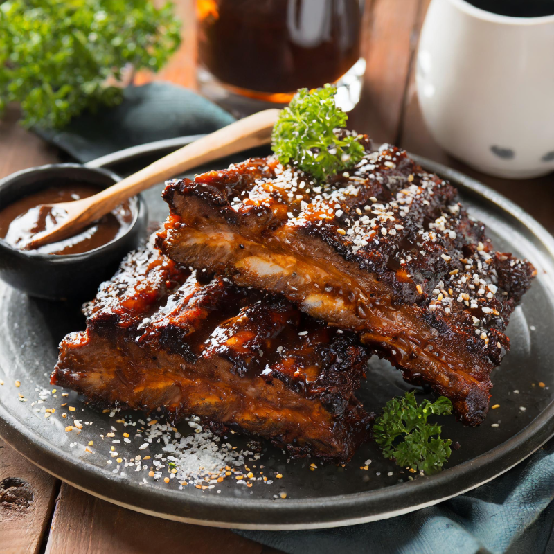 BULL'S-EYE Memphis Style Red-Eye BBQ Ribs | Bulls Eye | United States ...
