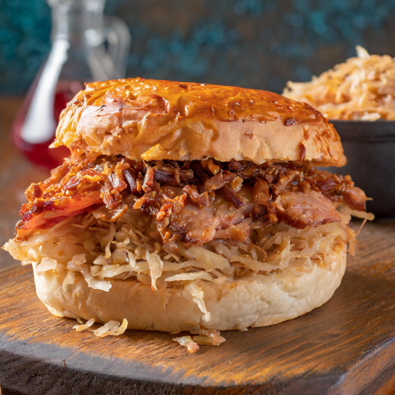 BULL'S-EYE Carolina Style BBQ Pork-Reuben | Bulls Eye | United States ...