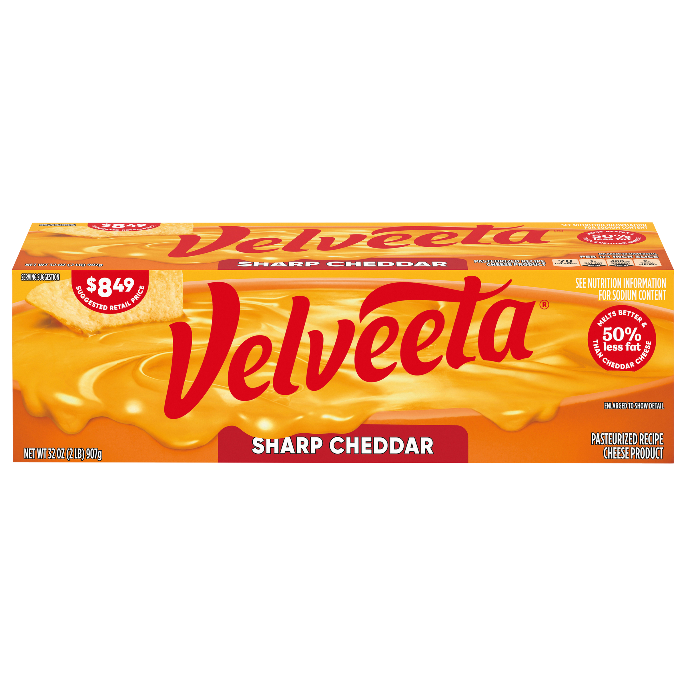 Sharp Cheddar Cheese PP | Velveeta | United States | Products - Heinz®