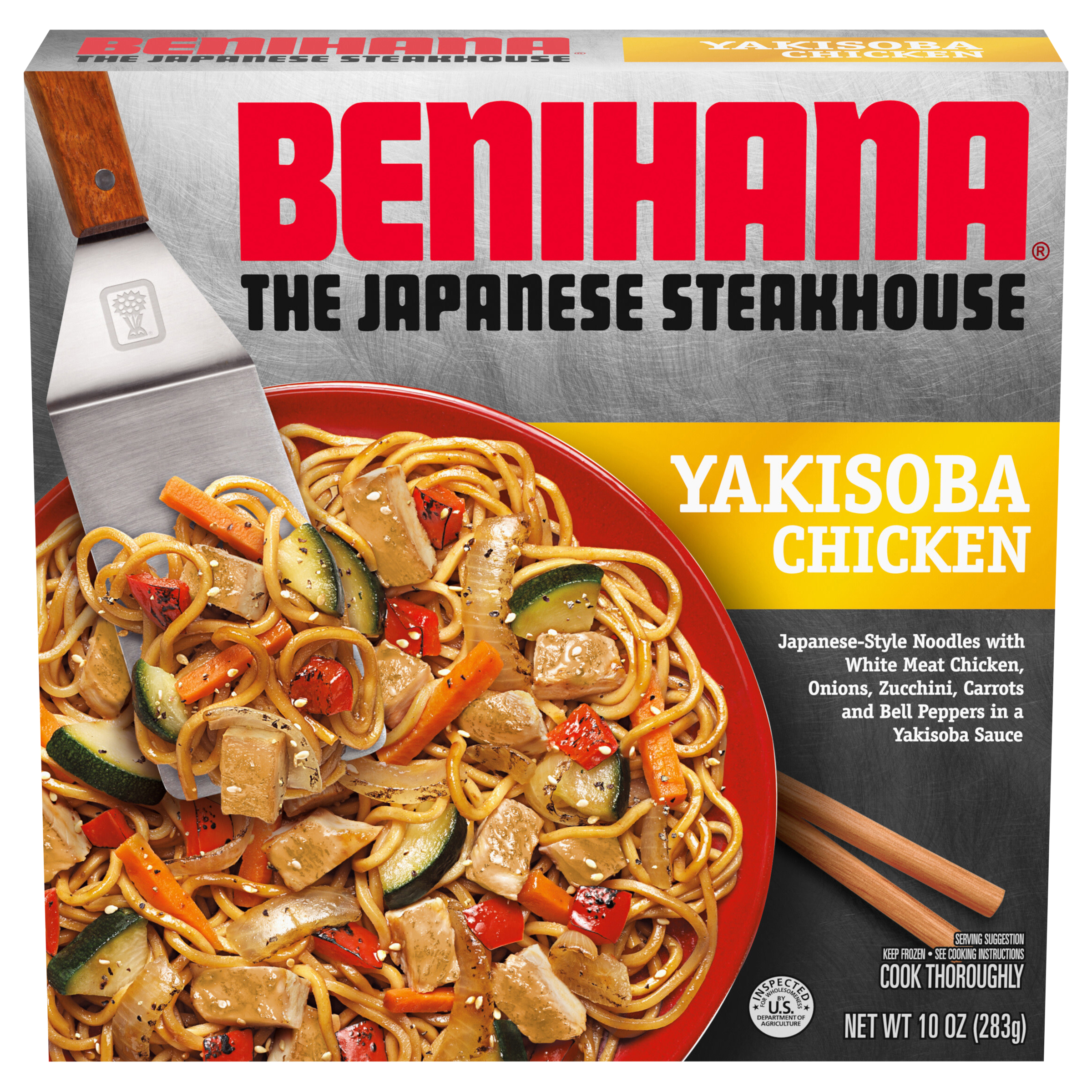 The Japanese Steakhouse Yakisoba Chicken Frozen Meal | BENIHANA ...