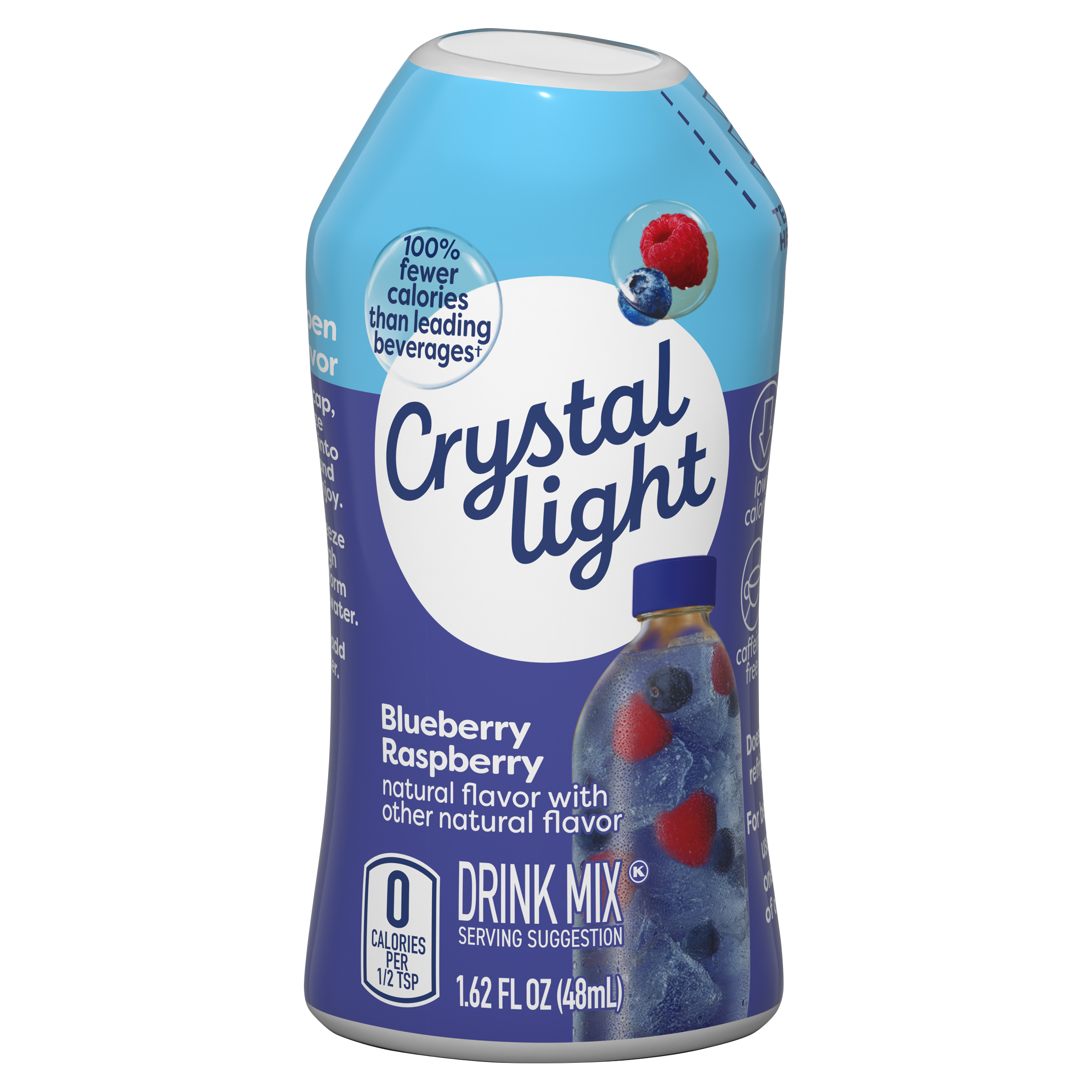 Blueberry Raspberry Naturally Flavored Drink Mix | Crystal Light ...