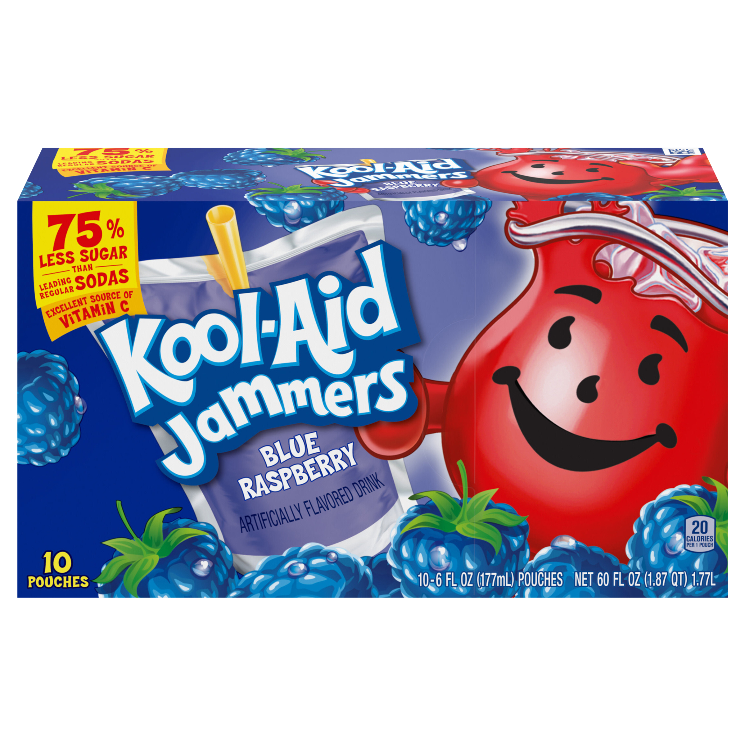 Jammers Blue Raspberry Artificially Flavored Soft Drink | Kool-Aid ...