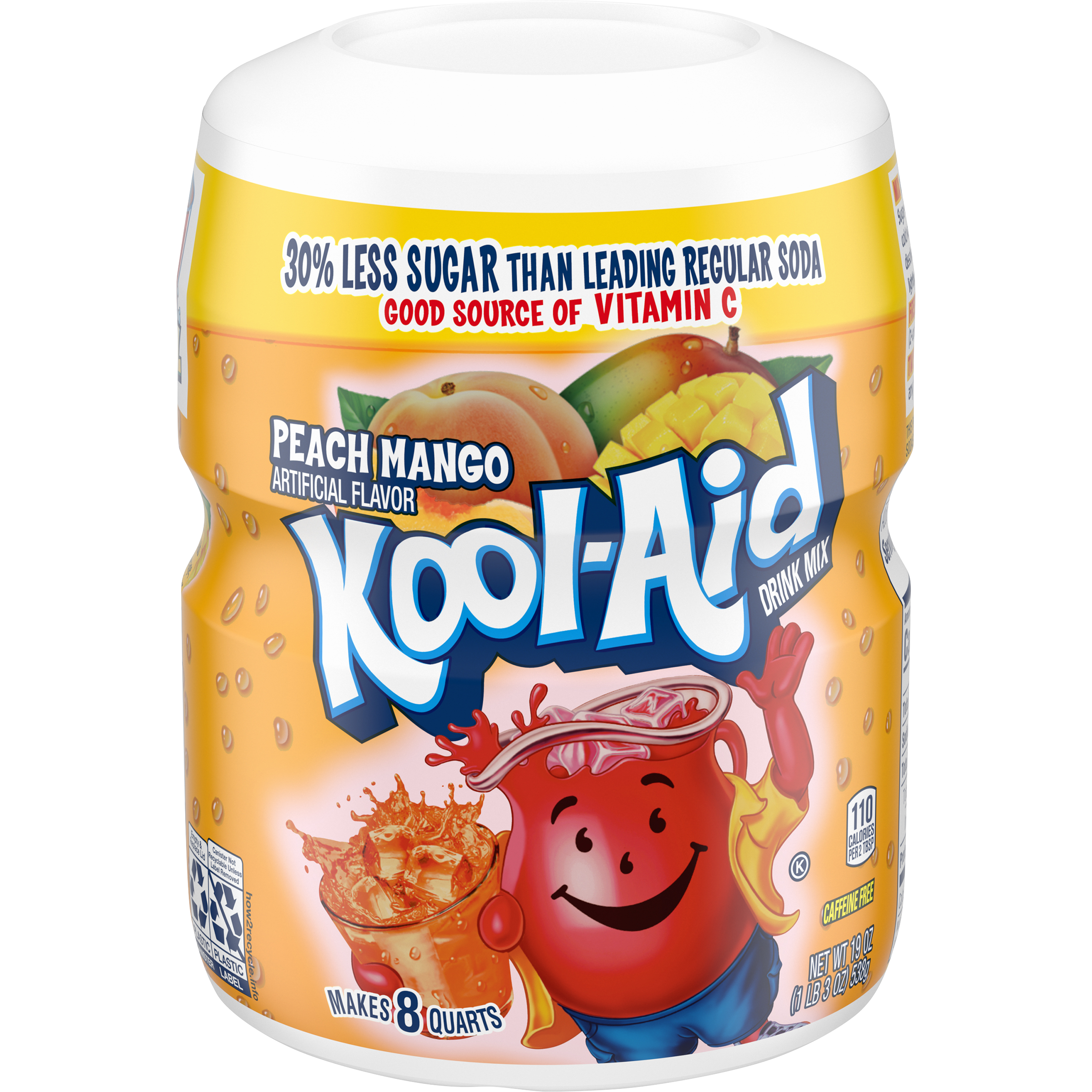 Sugar-Sweetened Peach Mango Artificially Flavored Powdered Soft Drink ...