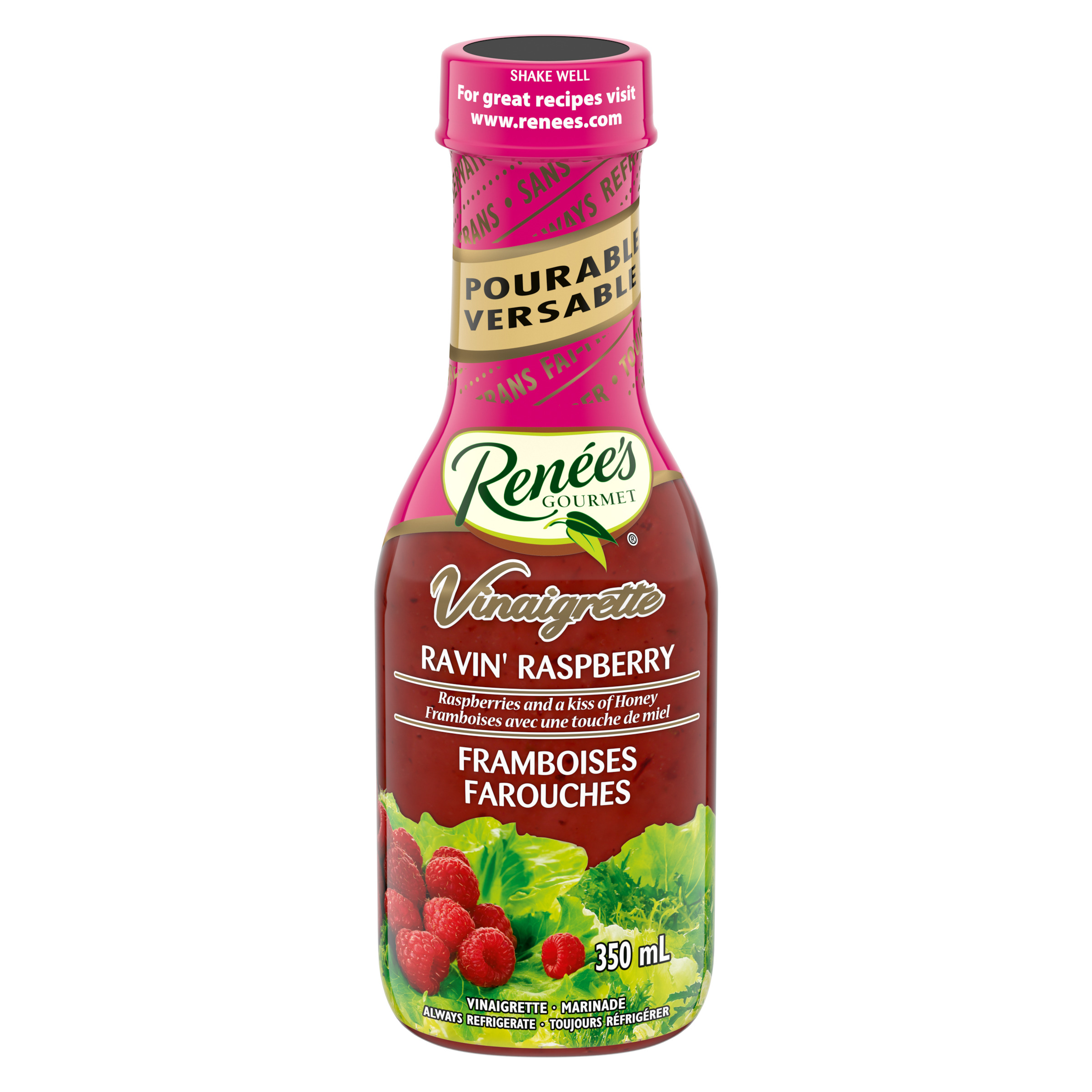 Ravin' Raspberry Vinaigrette Salad Dressing | Renée’s | Canada ...