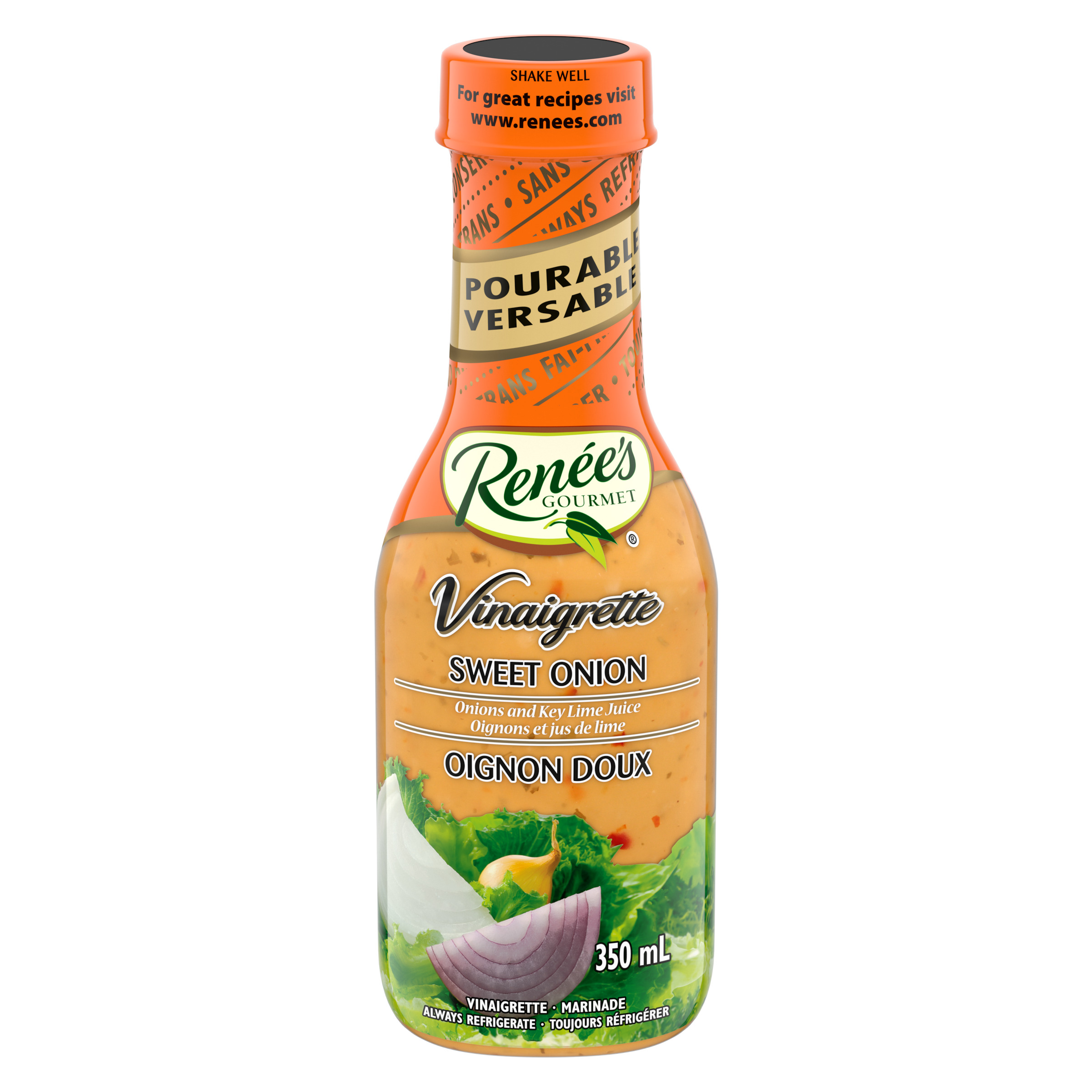 Renees Sweet Onion Vinaigrette | Renée’s | Products - Heinz® Canada