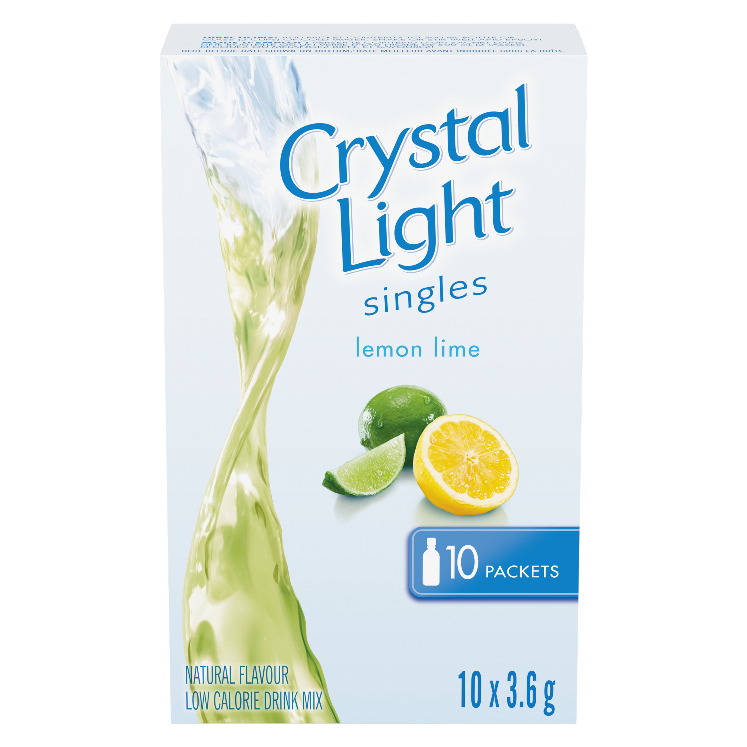 Singles, Lemon Lime | Crystal Light | Canada | Products - Heinz® Canada