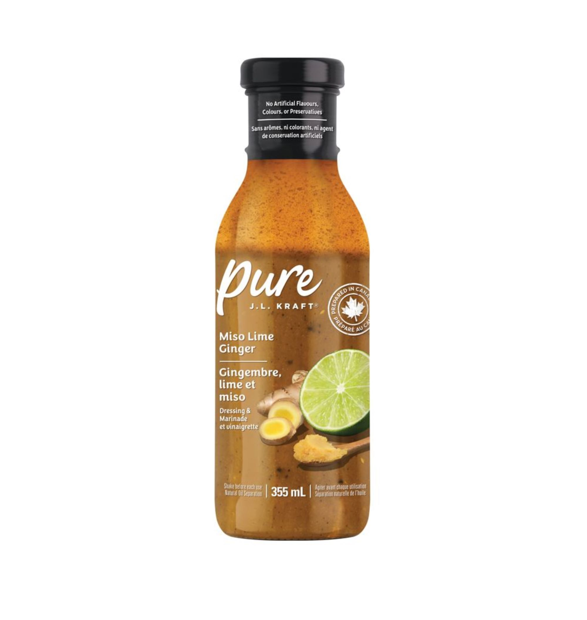 Miso Lime Ginger Dressing & Marinade | Pure JL Kraft | Canada ...