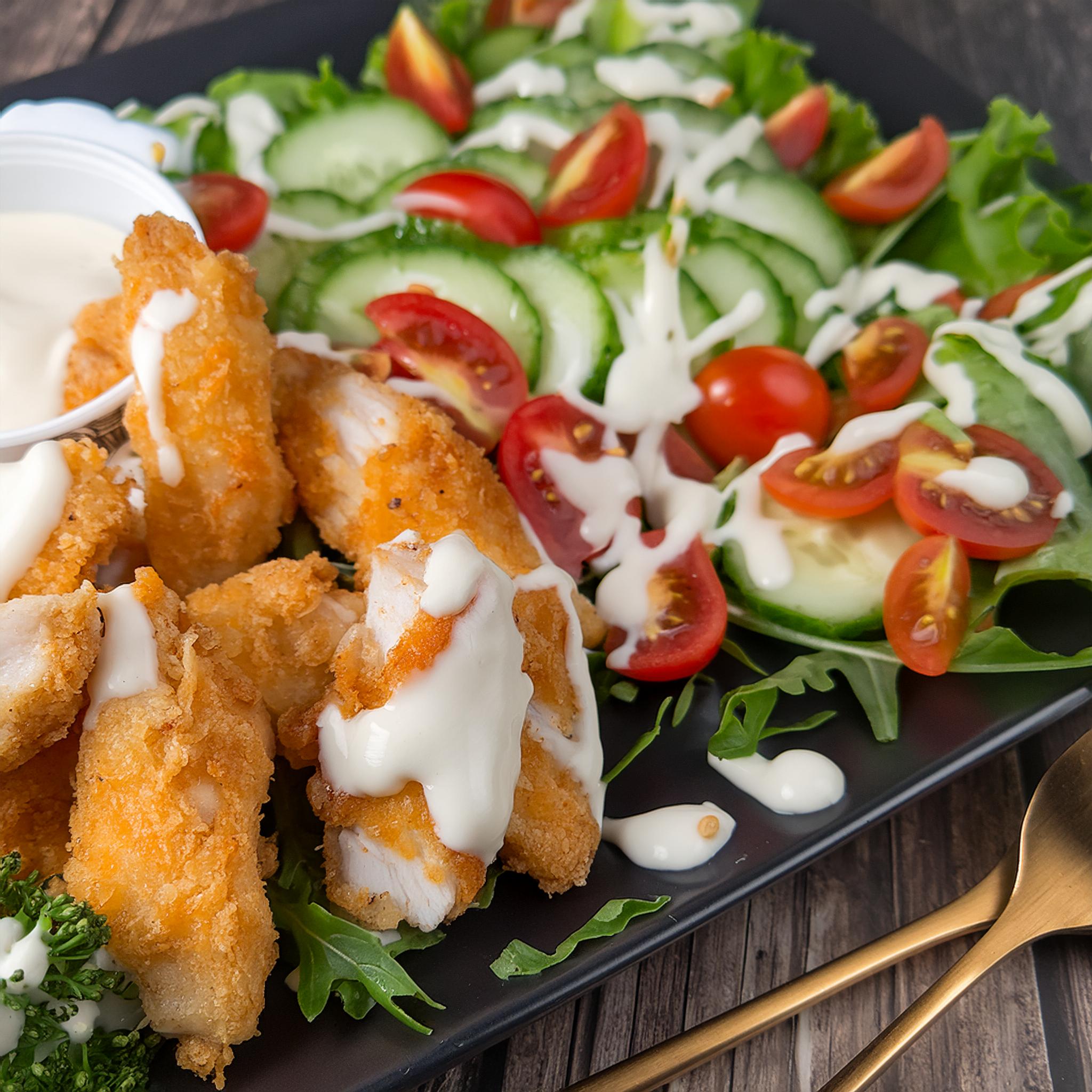 Crispy chicken salad | Eta | New Zealand | Recipes - Kraft Heinz