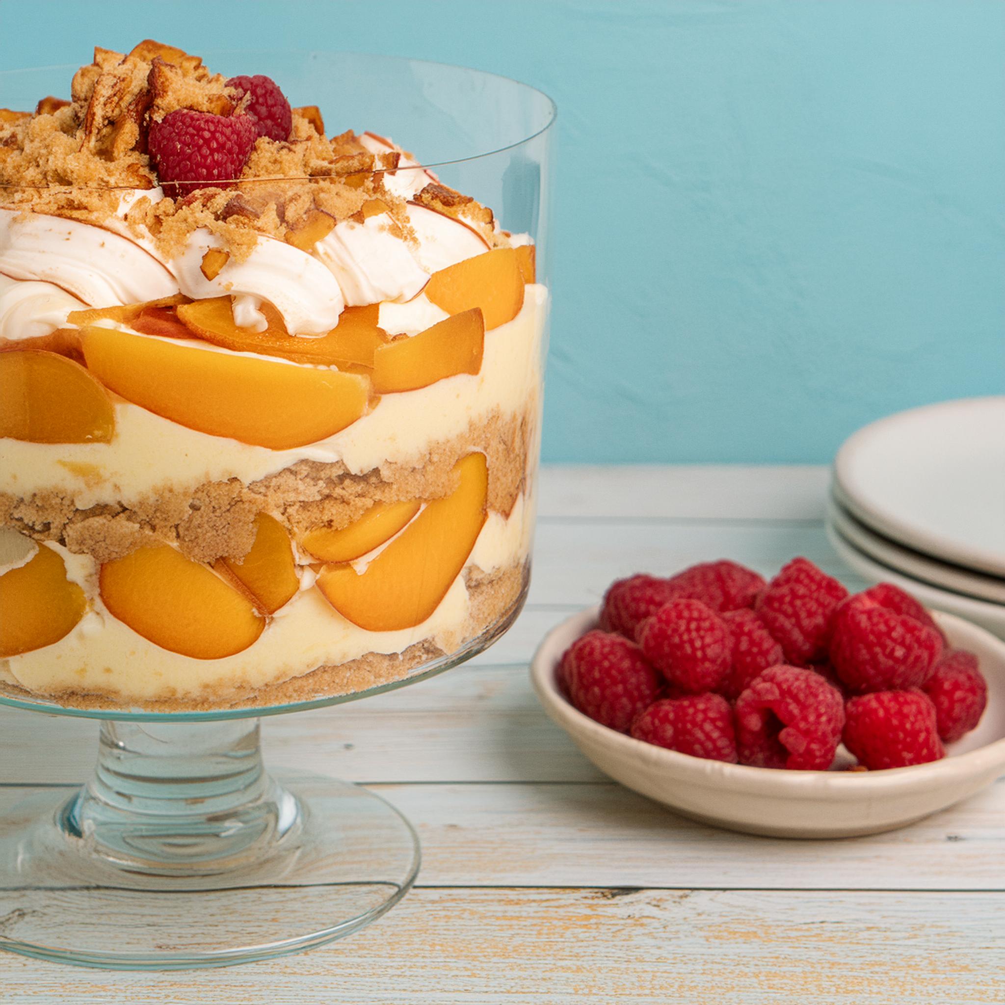 Peach trifle | Watties | New Zealand | Recipes - Kraft Heinz