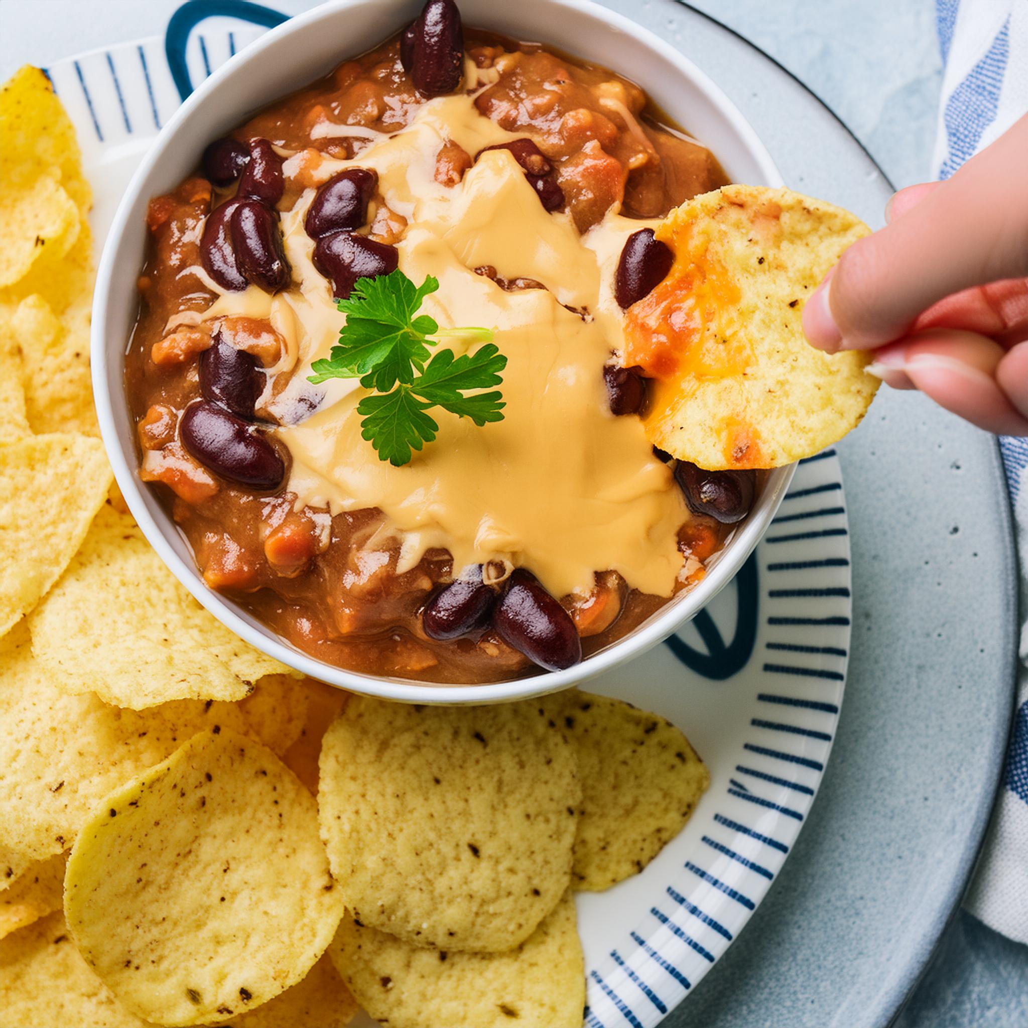 Easy warm cheesy chilli bean dip | Wattie's | New Zealand | Recipes ...