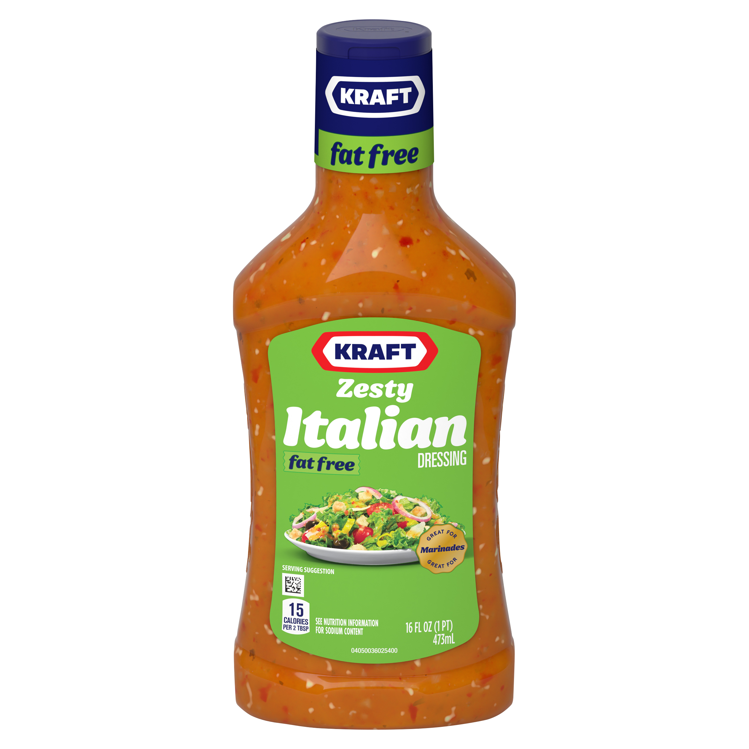 Zesty Italian Fat Free Salad Dressing | Kraft Sauces | Products - Heinz®