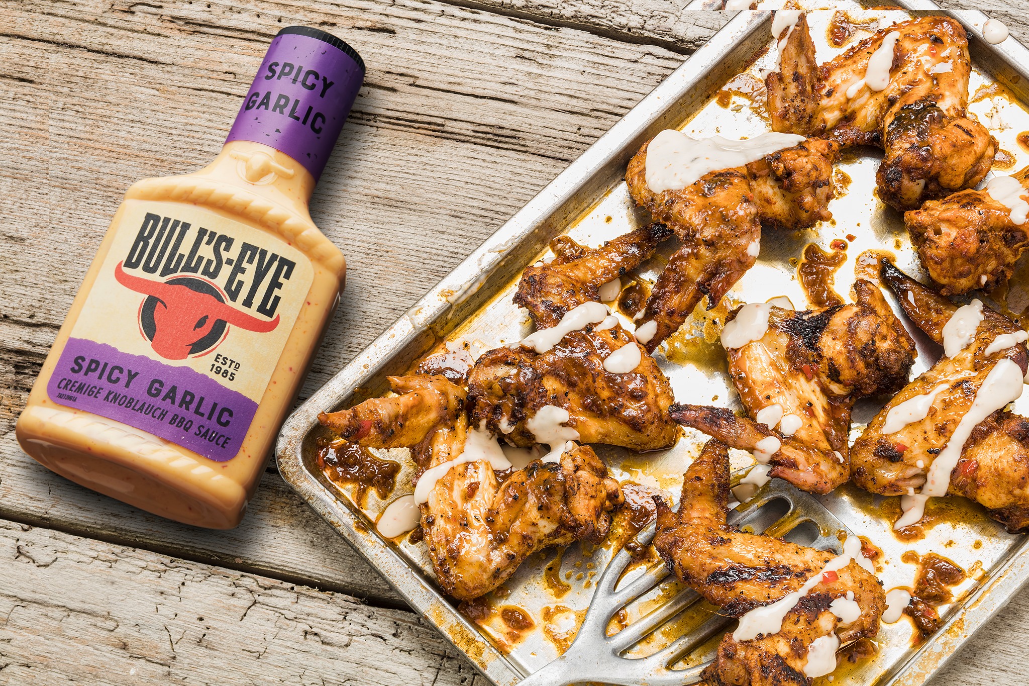 "Alabama spicy" chicken wings rezept | Bulls Eye | Rezepte