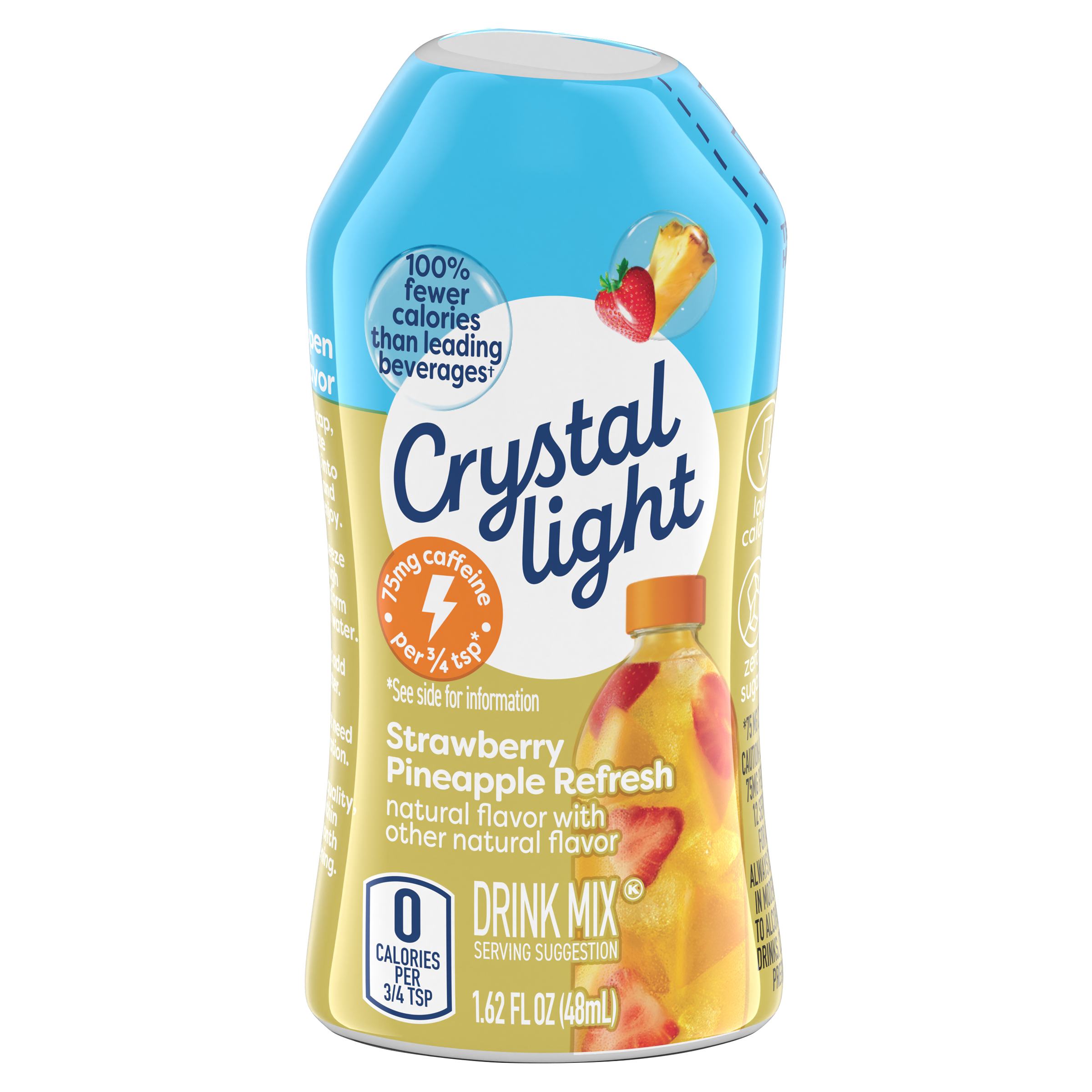 Strawberry Pineapple Refresh Naturally Flavored Drink Mix with Caffeine ...