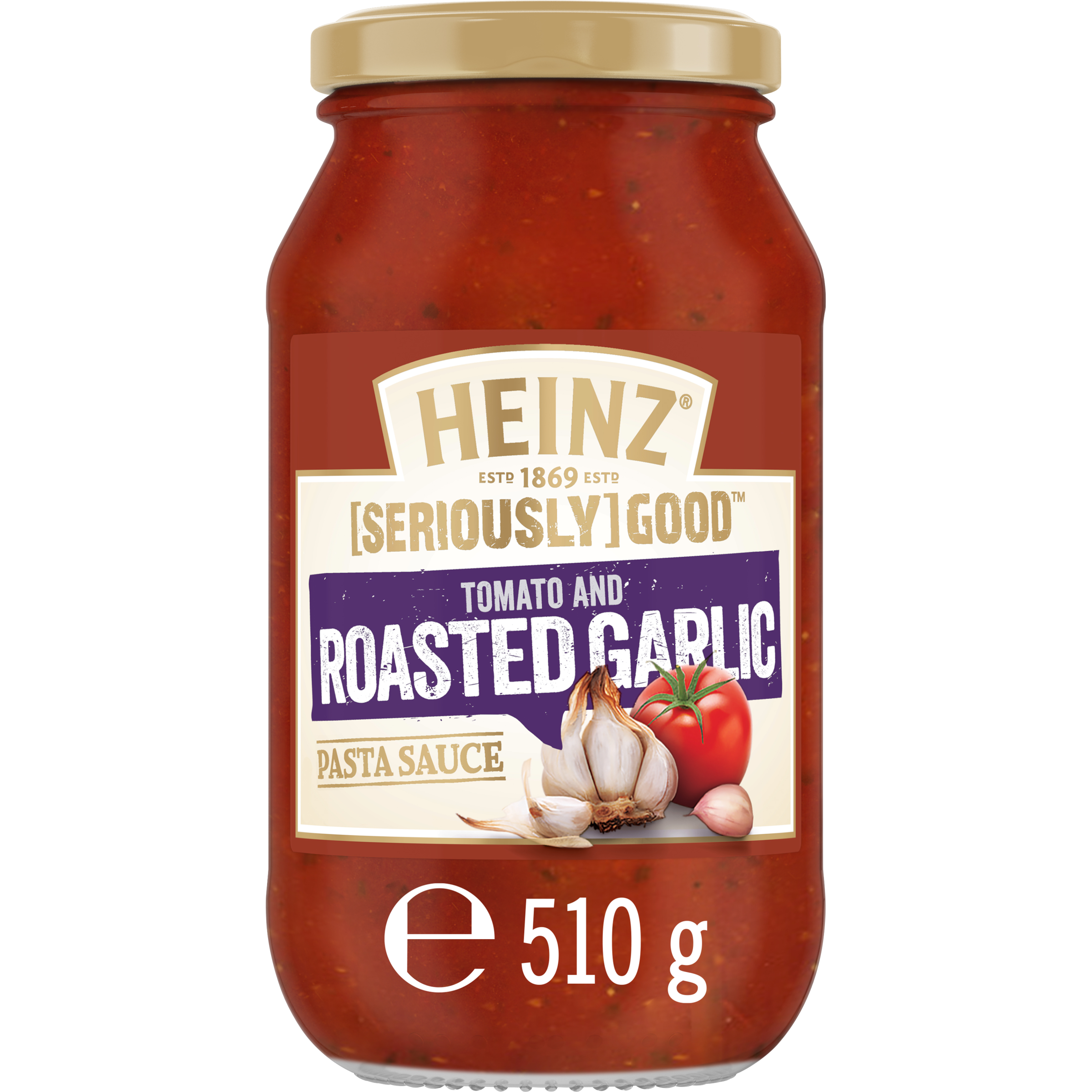Heinz® [SERIOUSLY] GOOD® Tomato and Roasted Garlic Pasta Sauce 510g | Heinz