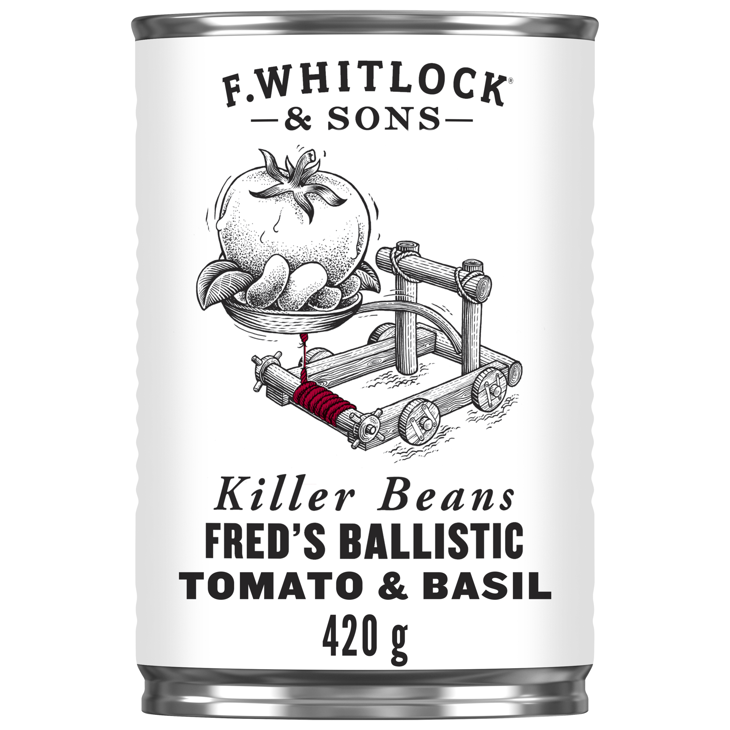 F. Whitlock & Sons® Killer Beans Fred's Ballistic Tomato & Basil 420g ...