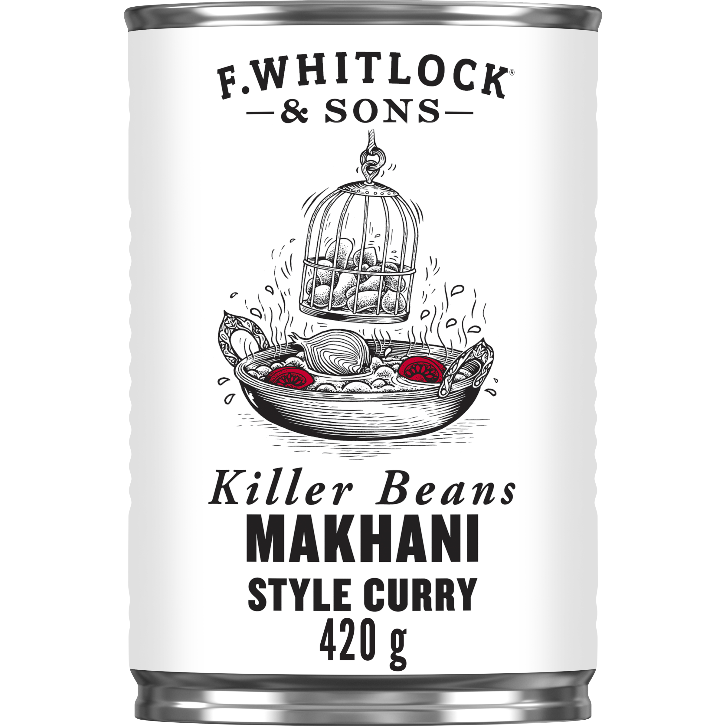 F. Whitlock & Sons® Killer Beans Makhani Style Curry 420g | F. Whitlock ...