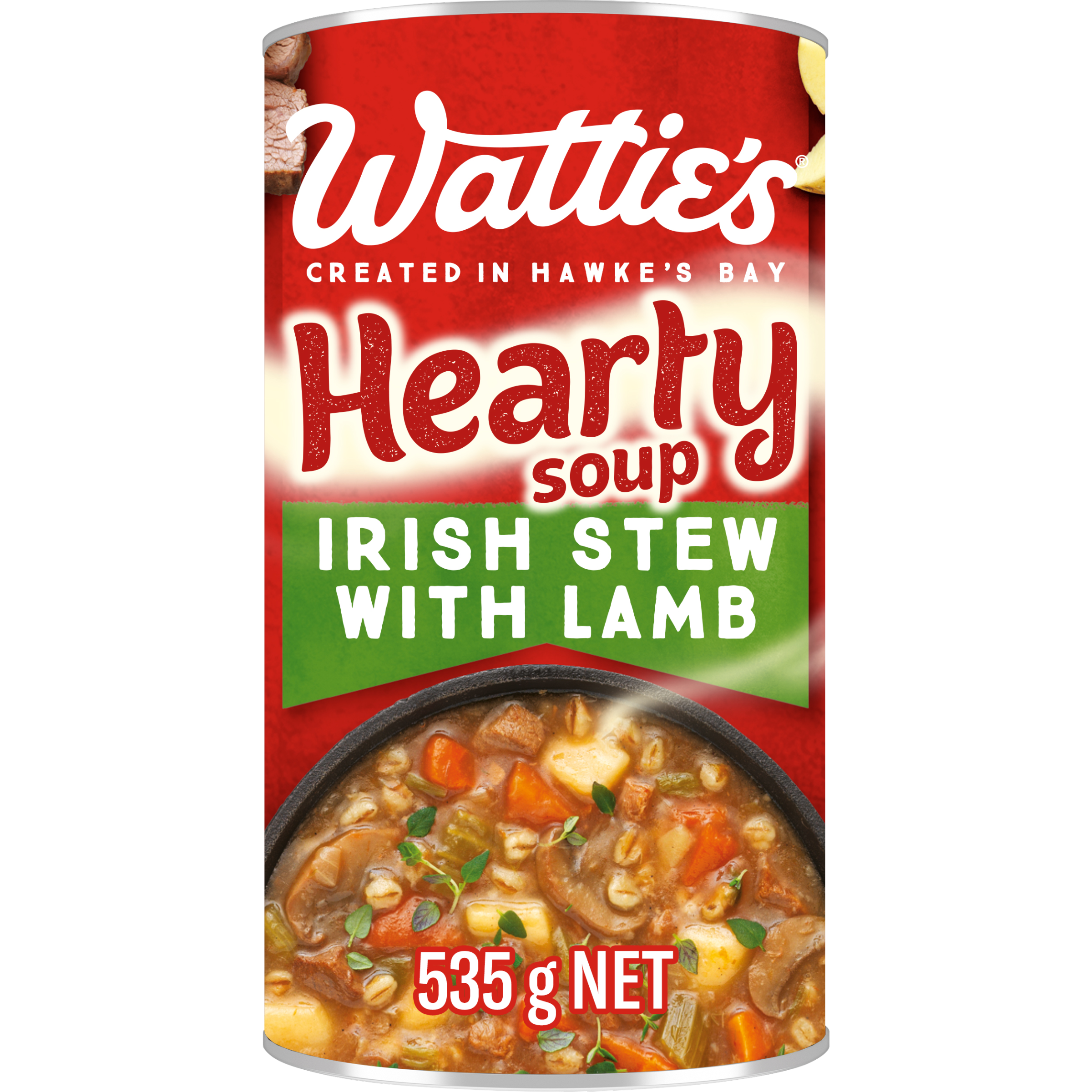 Wattie's® Hearty Soup Irish Stew with Lamb 535g | Wattie's | New ...