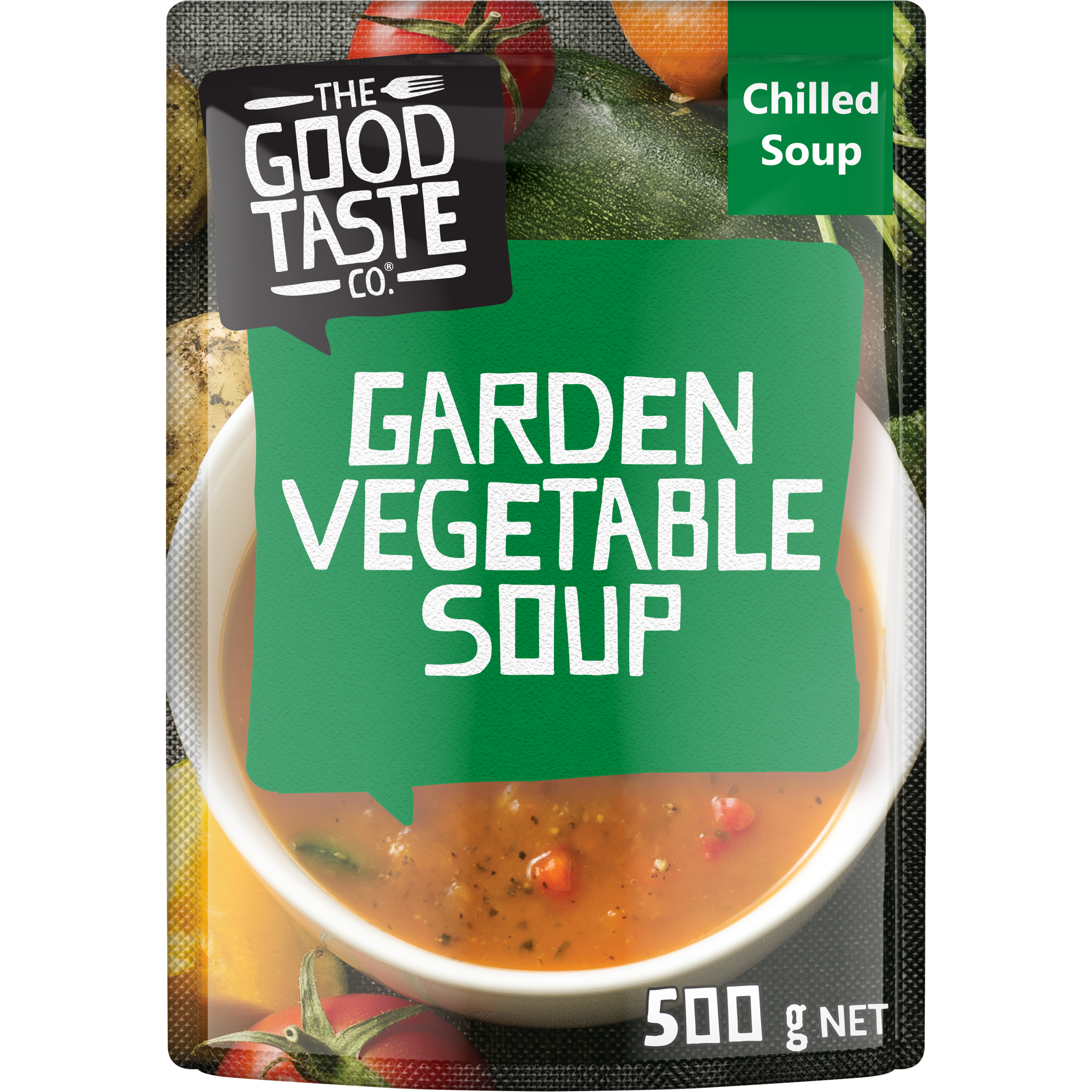 The Good Taste Co® Garden Vegetable Soup 500g | Good Taste Company ...