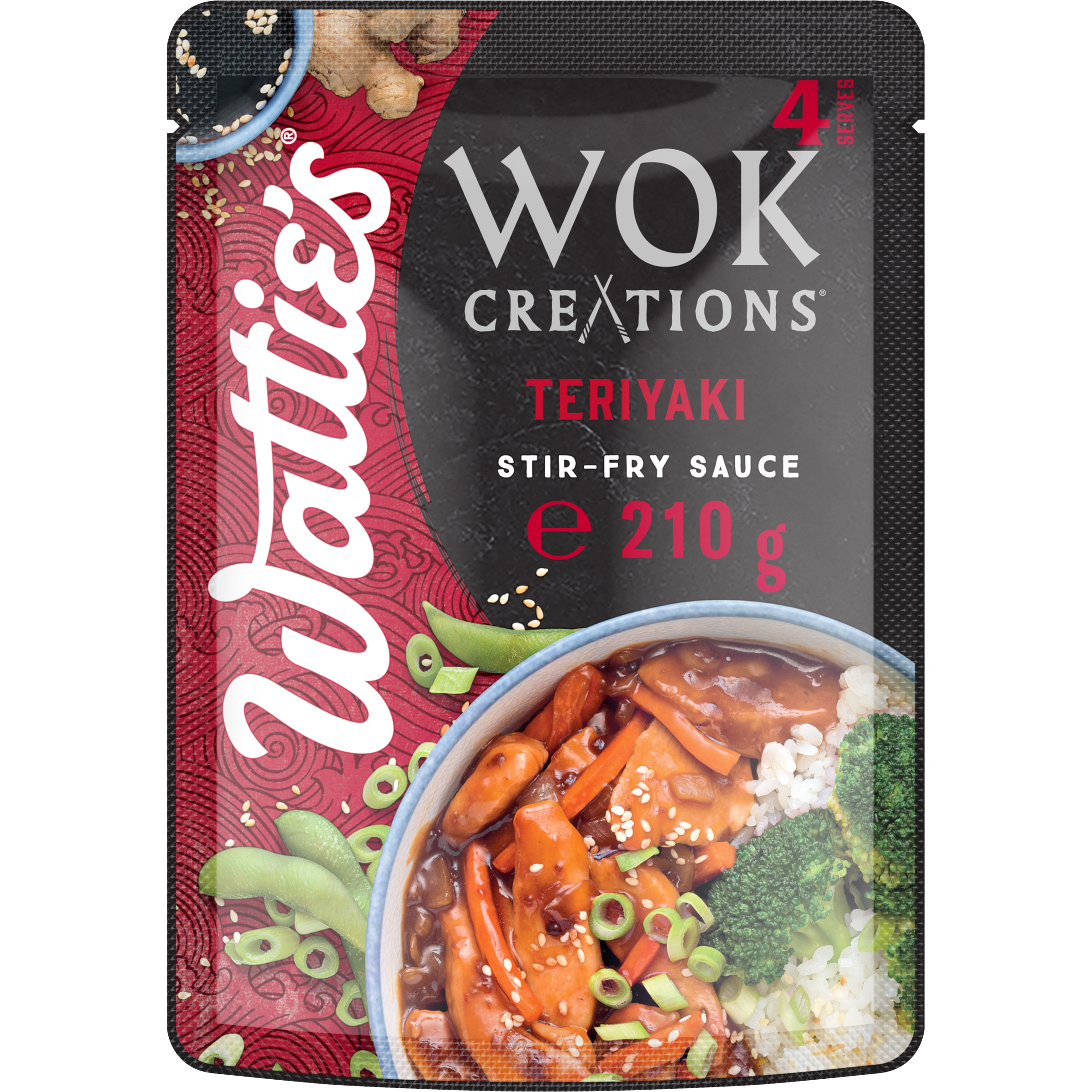 Wattie’s® Wok Creations® Teriyaki Stir-Fry Sauce 210 g | Wattie's | New ...