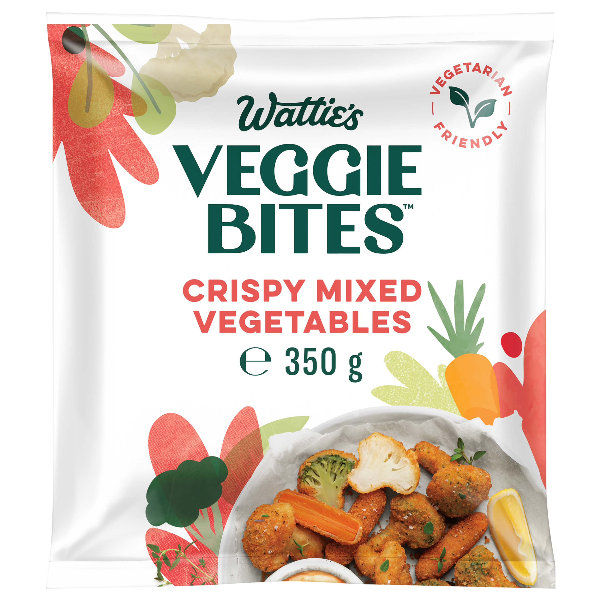 Wattie's Veggie Bites™ Crispy Mixed Vegetables 350g | Wattie's | New ...