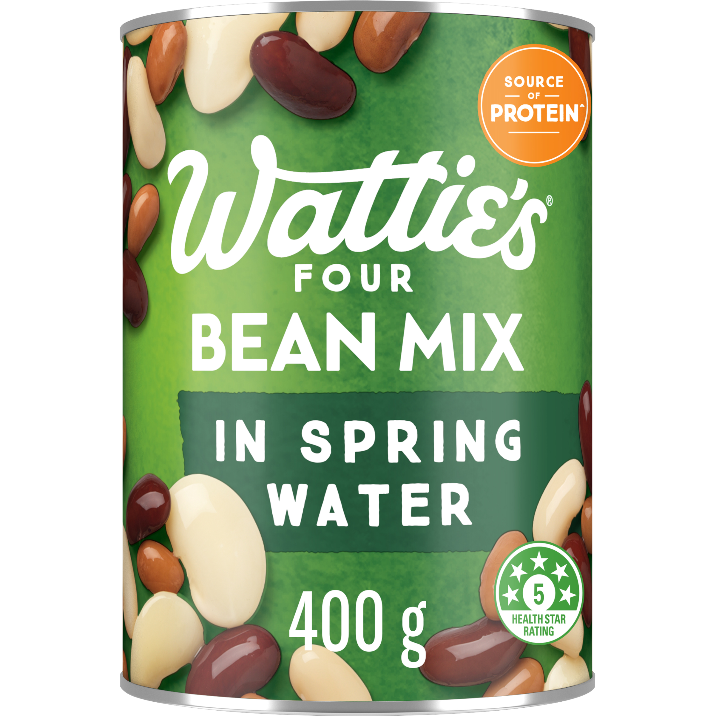 Wattie's® Four Bean Mix in Springwater 400g | Wattie's | New Zealand ...