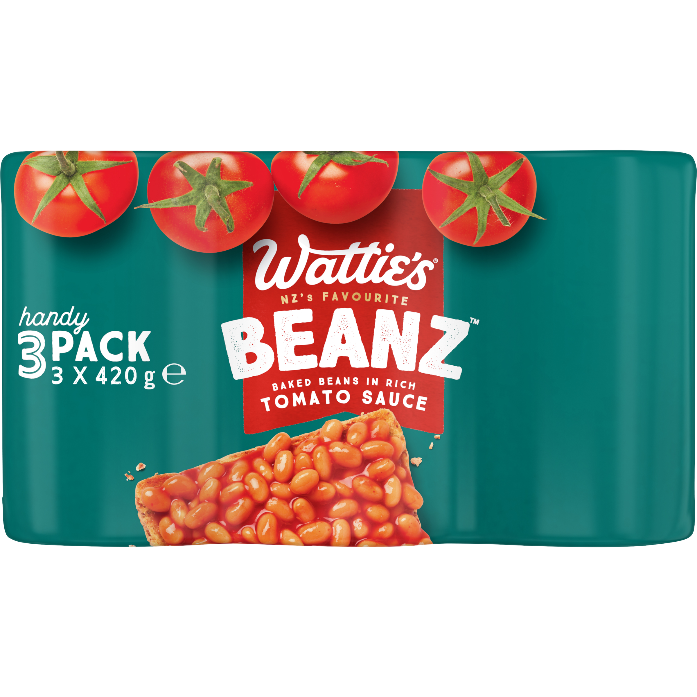 Wattie's® Baked Beans in Tomato Sauce 3 Pack 3x420g | Wattie's | New ...