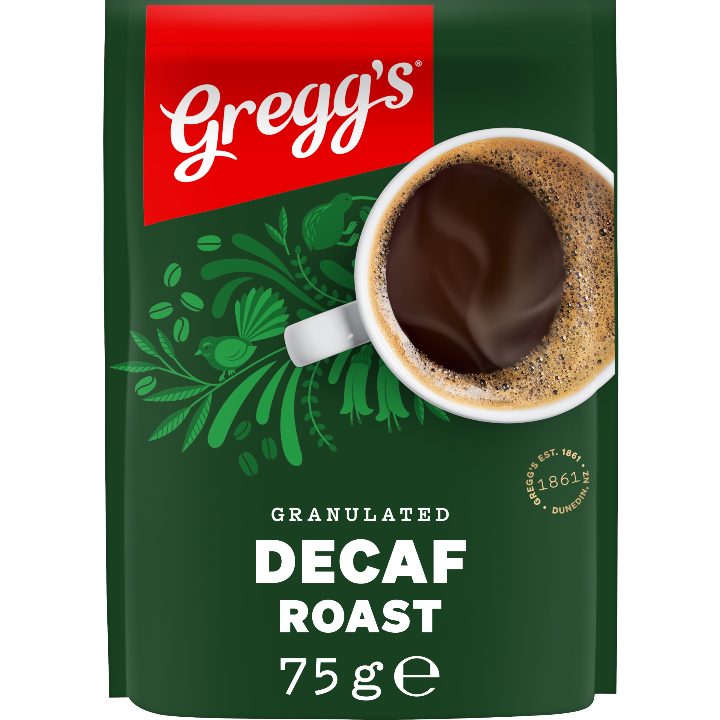 Gregg's® Decaf Roast Granulated Instant Coffee 75g | Gregg's | New ...