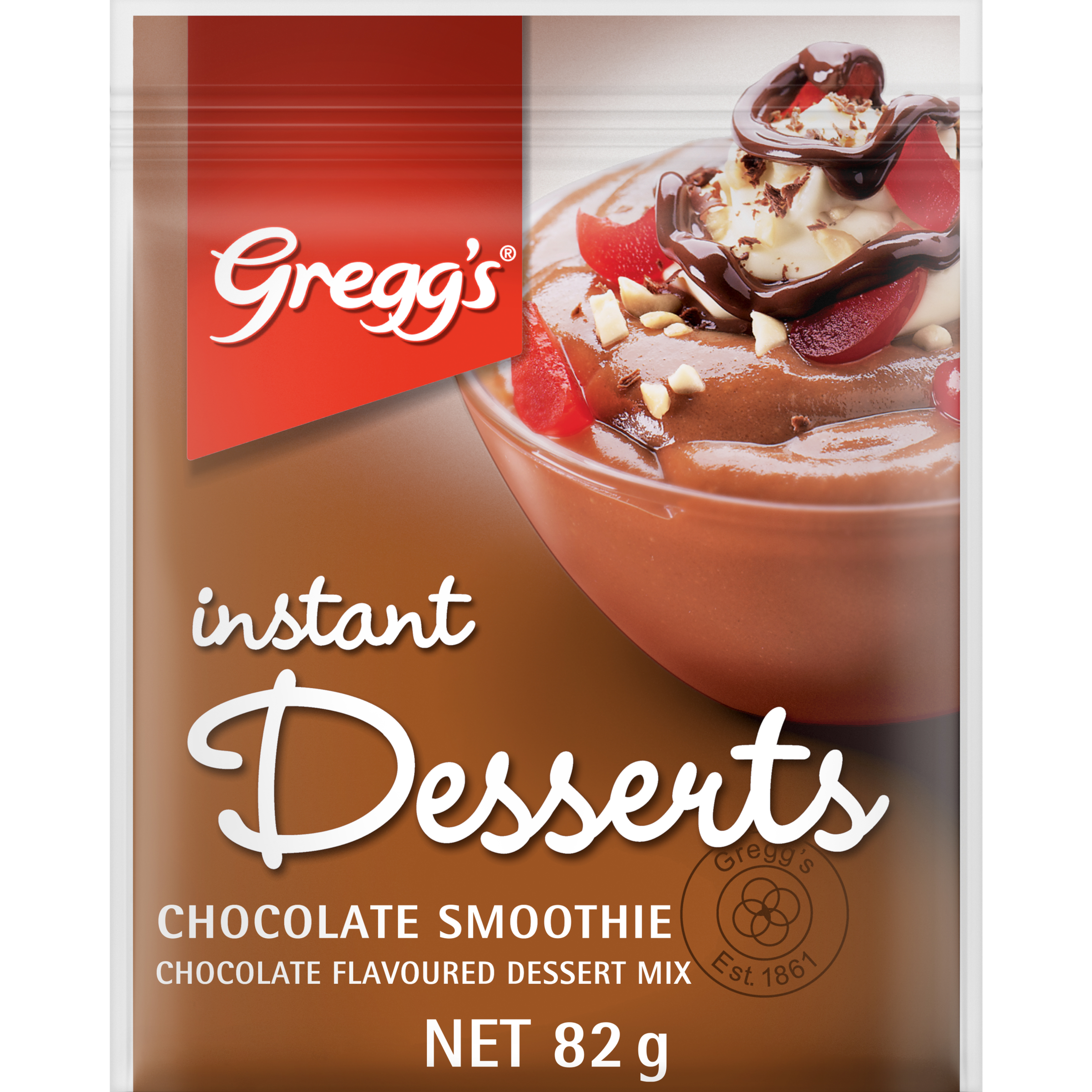 Gregg's® Instant Desserts Chocolate Smoothie Chocolate Flavoured ...