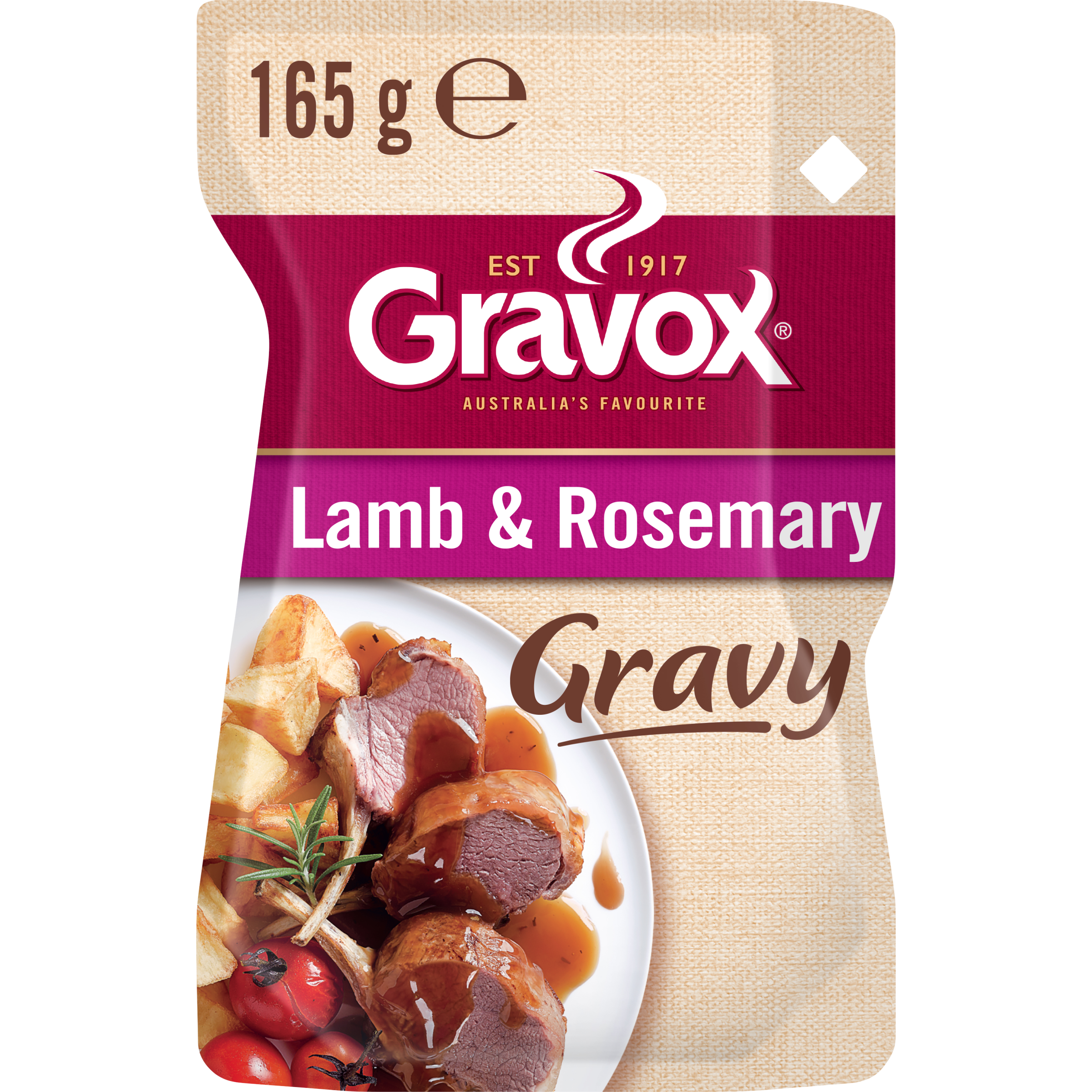 Gravox® Lamb & Rosemary Liquid Gravy Pouch 165g | Gravox | Australia ...