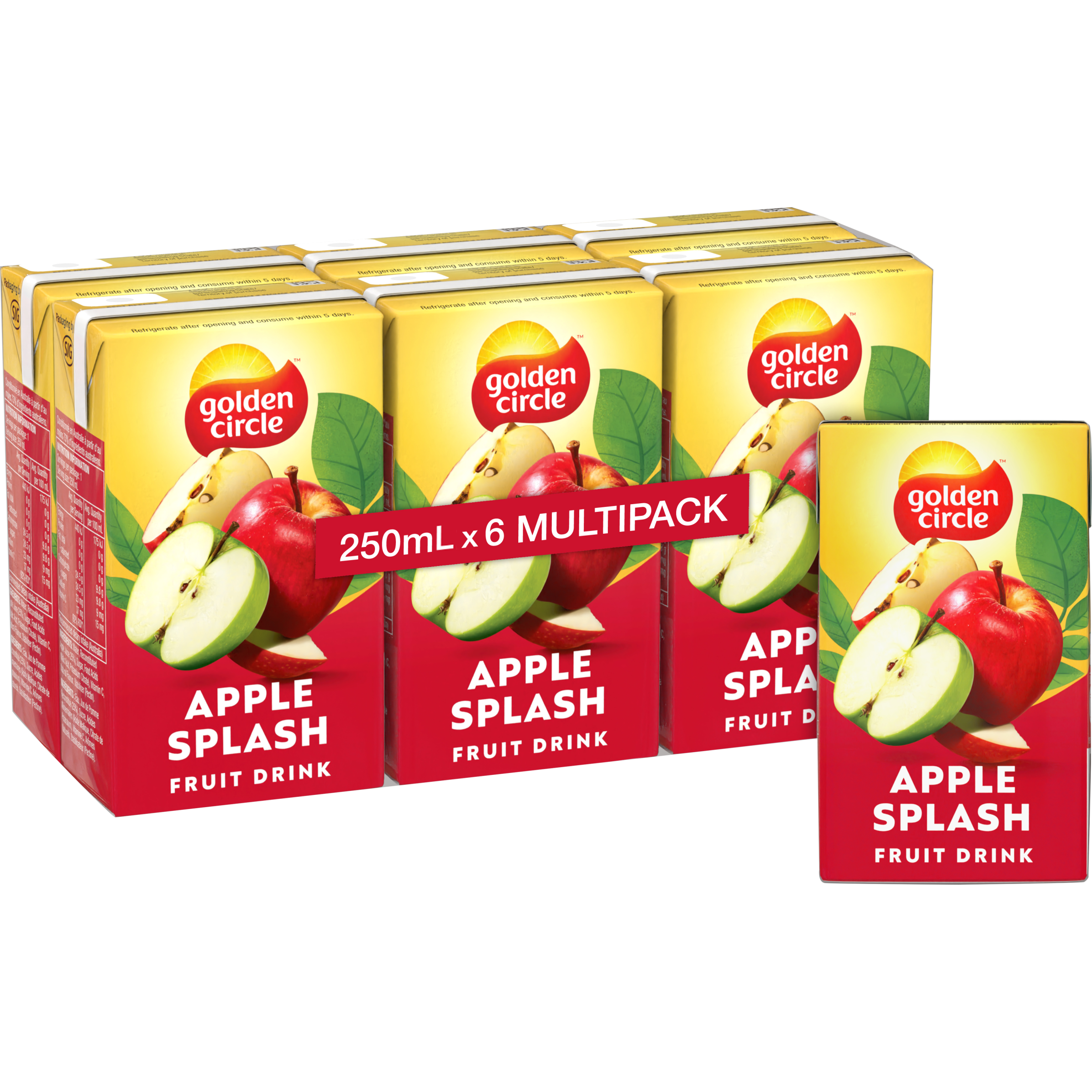 Golden Circle® Apple Splash Fruit Drink 6x250mL | Golden Circle ...