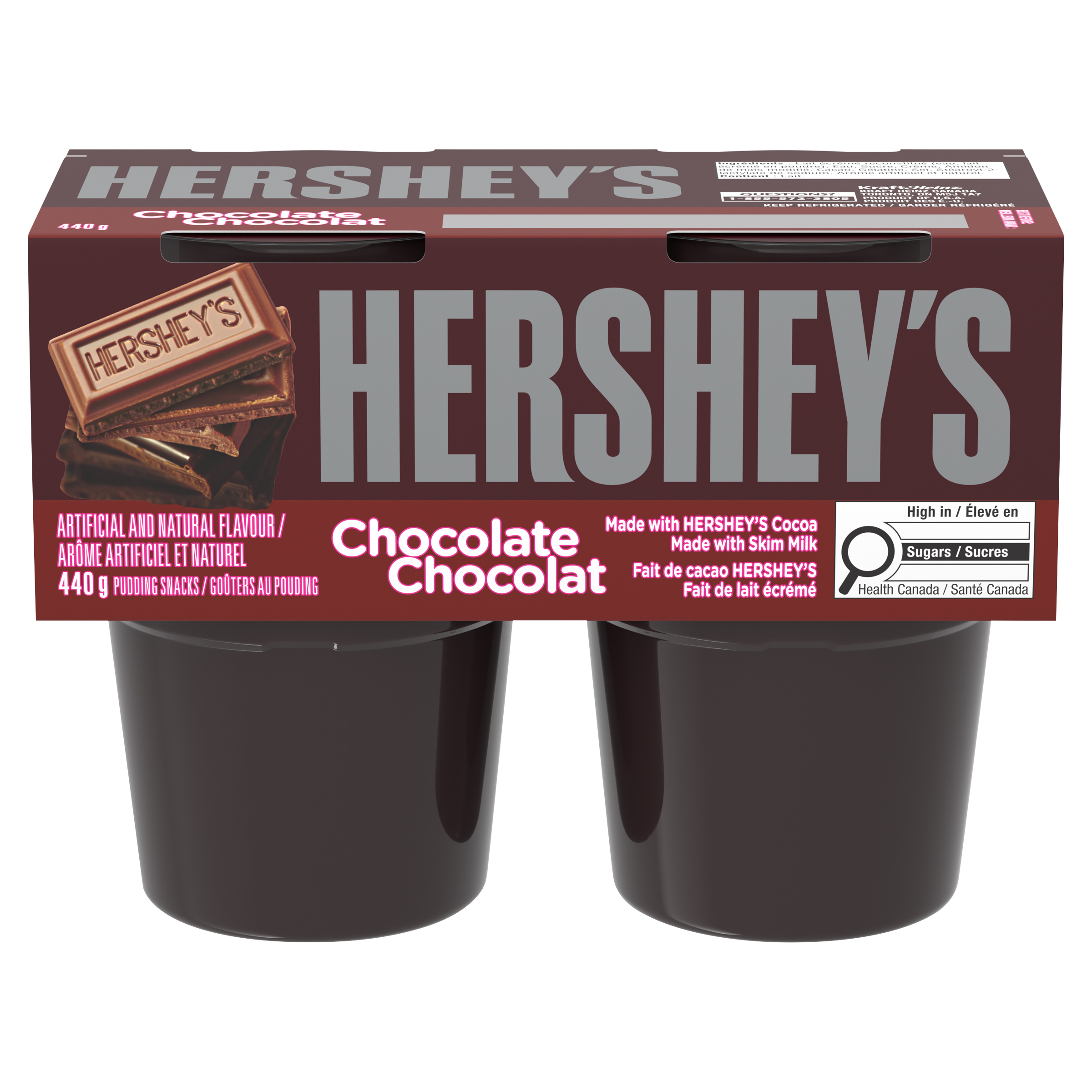 Hershey's Refrigerated Pudding Snacks, Chocolate | HERSHEYS | Canada ...