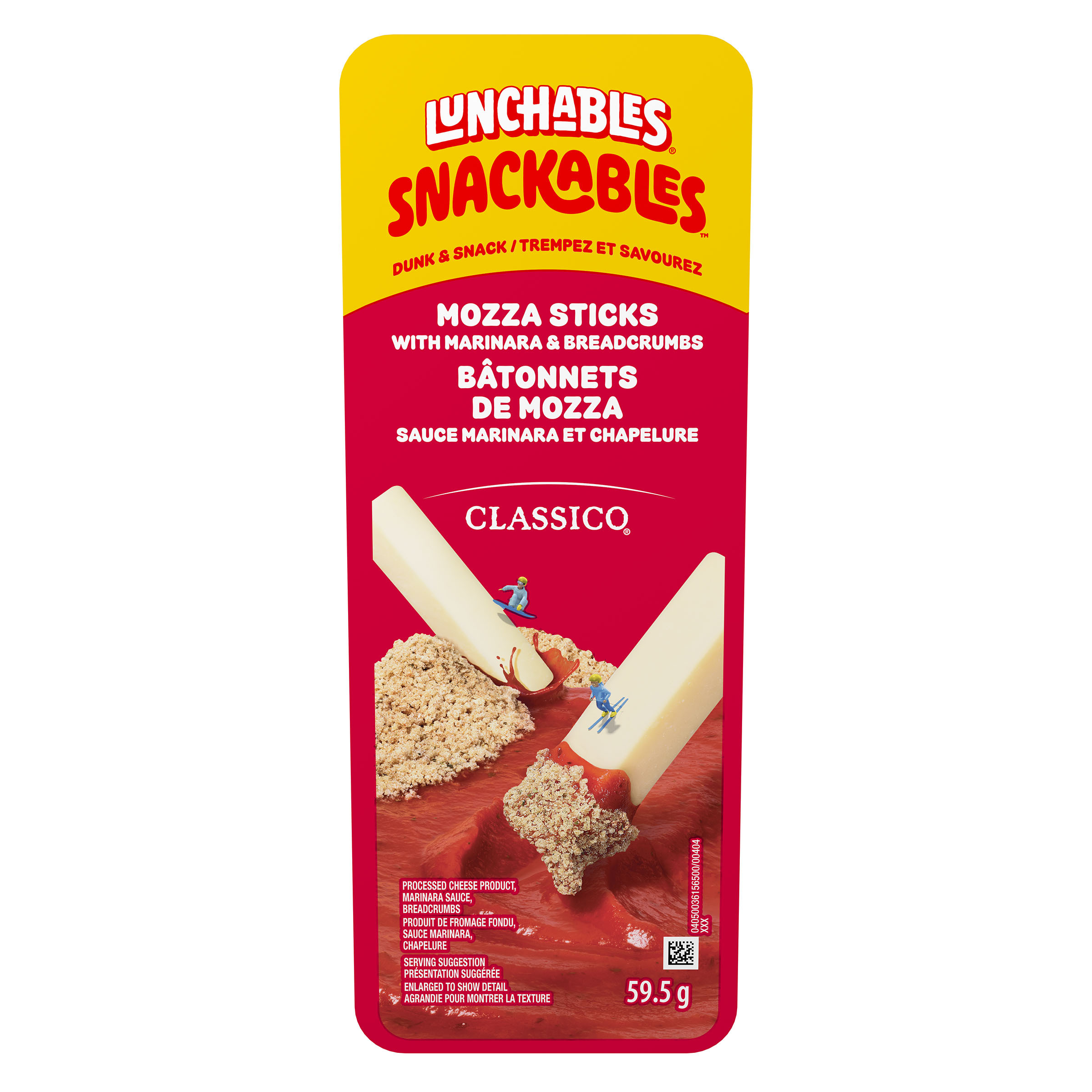 Snackables Processed Cheese Product, Marinara Sauce | LUNCHABLES ...