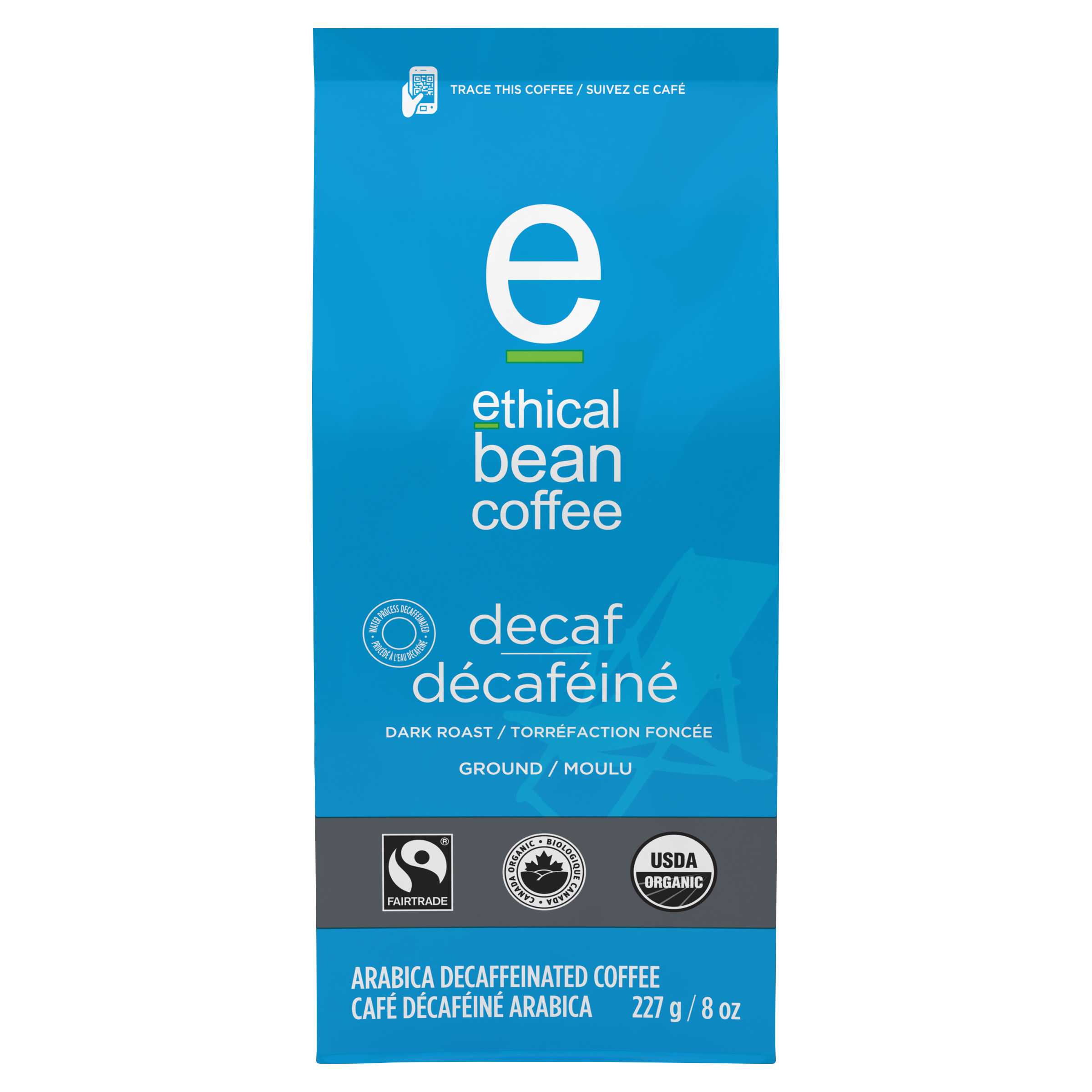 Café moulu déca torréfaction corsée | Ethical Bean | Canada | Produits ...