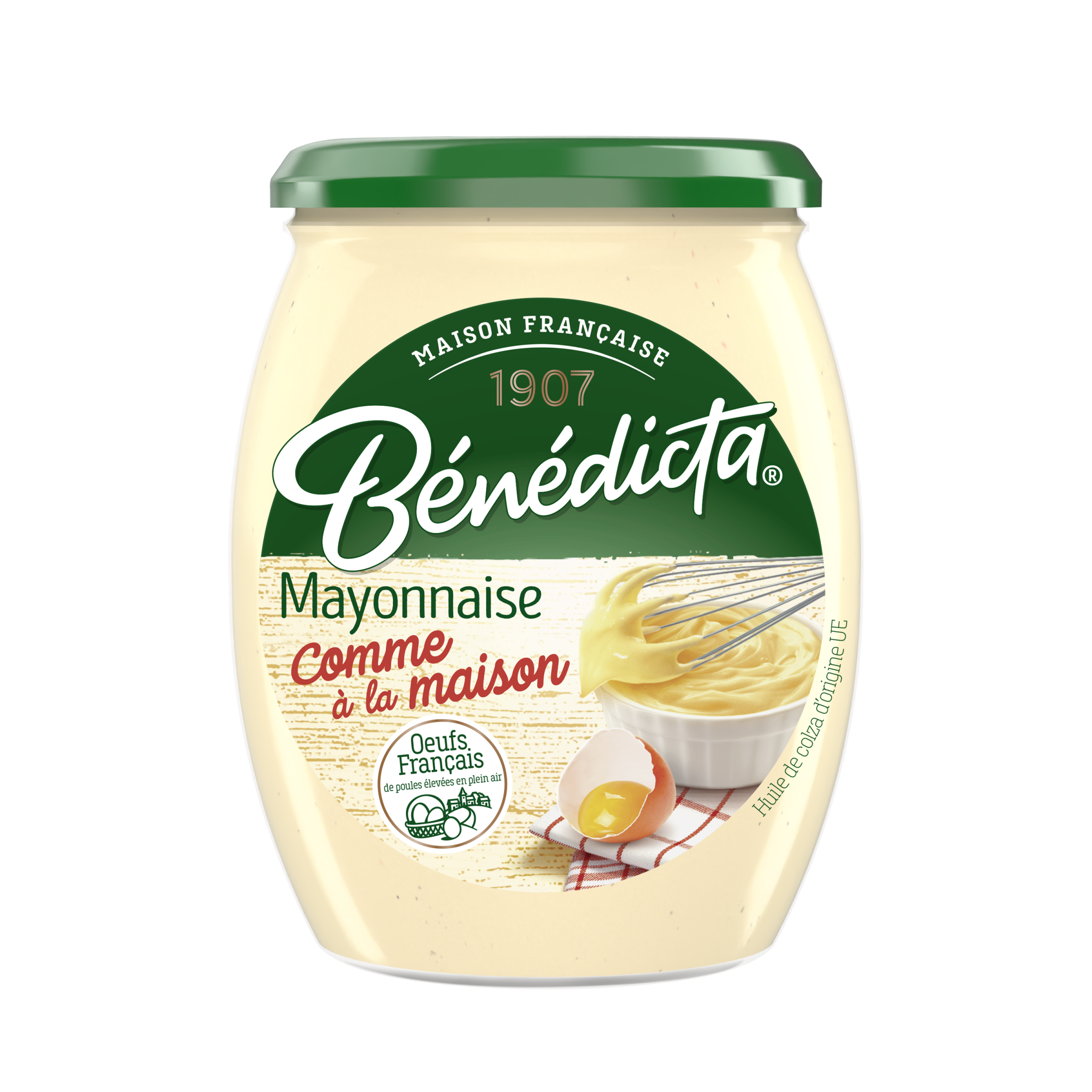 Bénédicta Mayonnaise Comme à la Maison Bocal 500g | Bénédicta | France ...