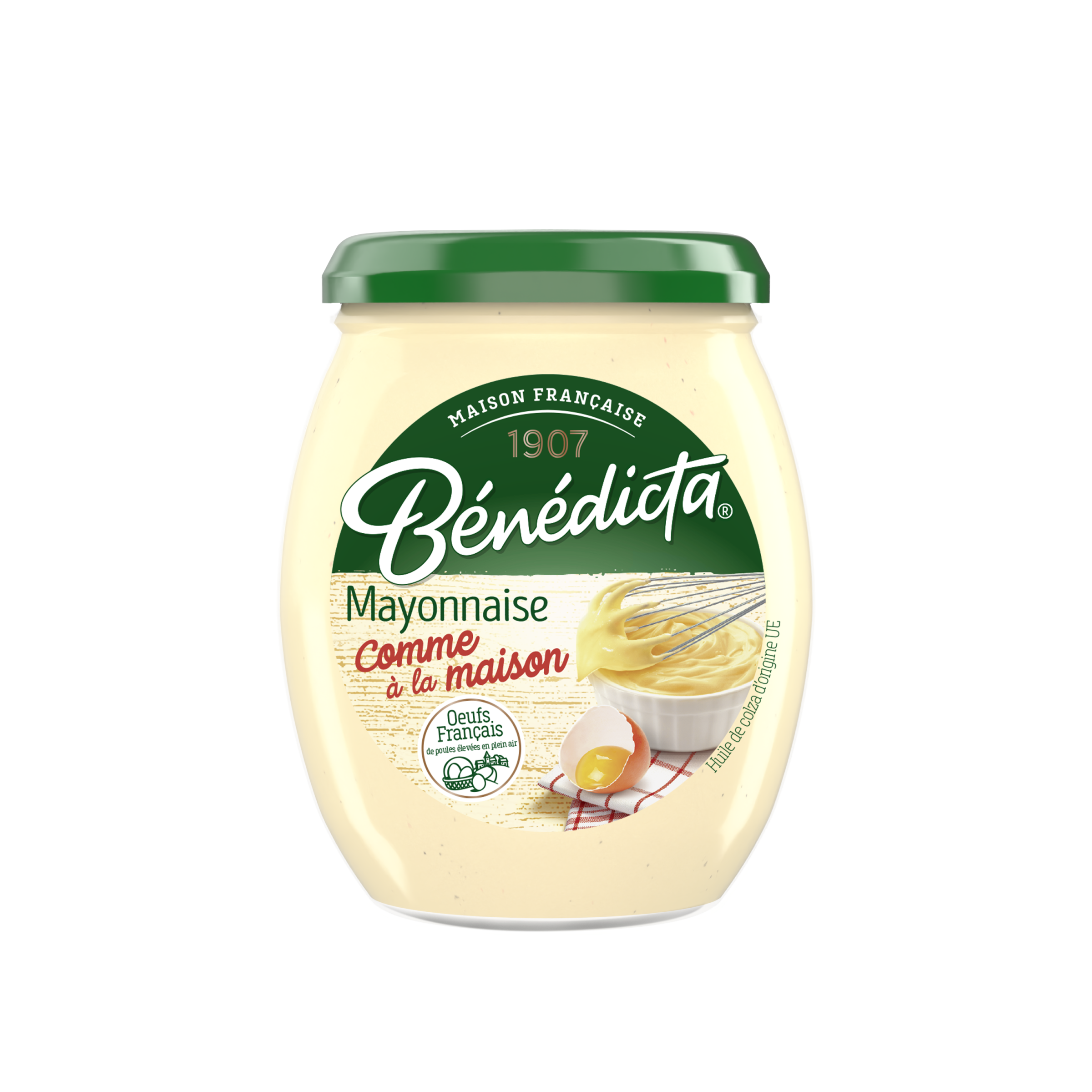 Bénédicta Mayonnaise Comme à la Maison Bocal 255g | Bénédicta | France ...