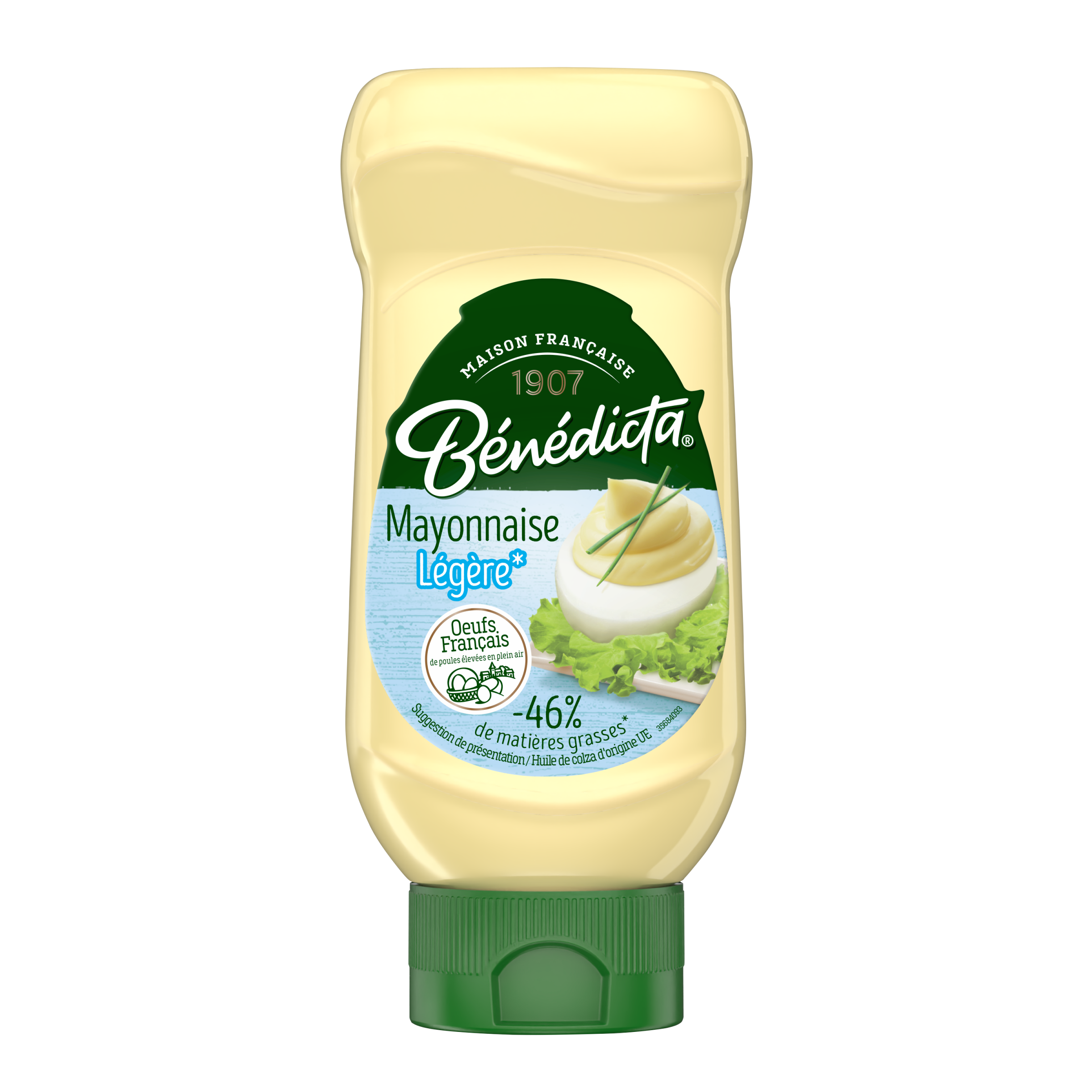 Bénédicta Mayonnaise Légère Flacon Souple 415g | Bénédicta | France ...