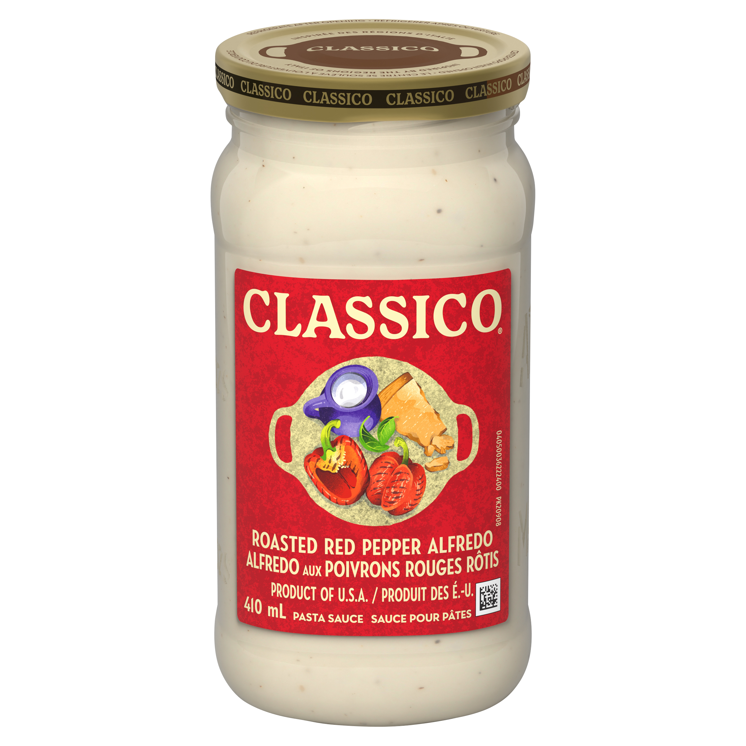 Roasted Red Pepper Alfredo Pasta Sauce | Classico | Canada | Products ...